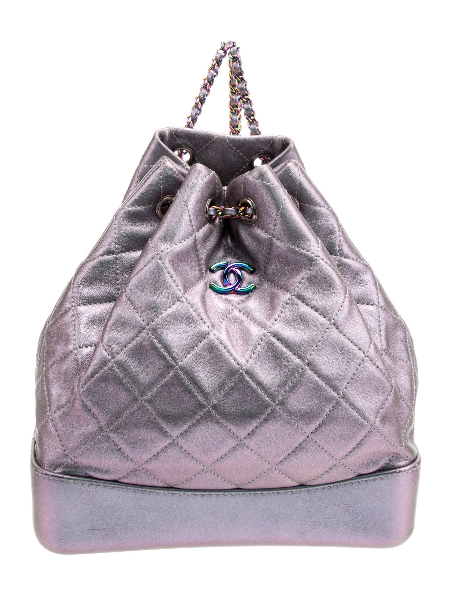 Chanel Small Iridescent Gabrielle Backpack - Purple Backpacks, Handbags ...