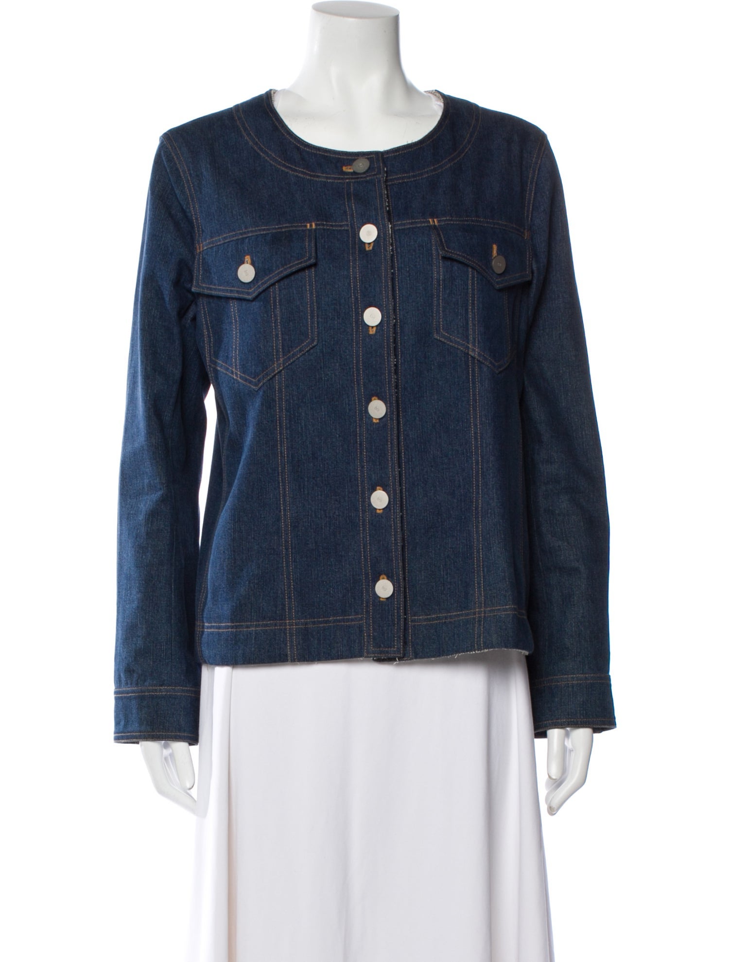 Chanel Vintage 1999 Denim Jacket - Blue Jackets, Clothing - CHA1132485 ...