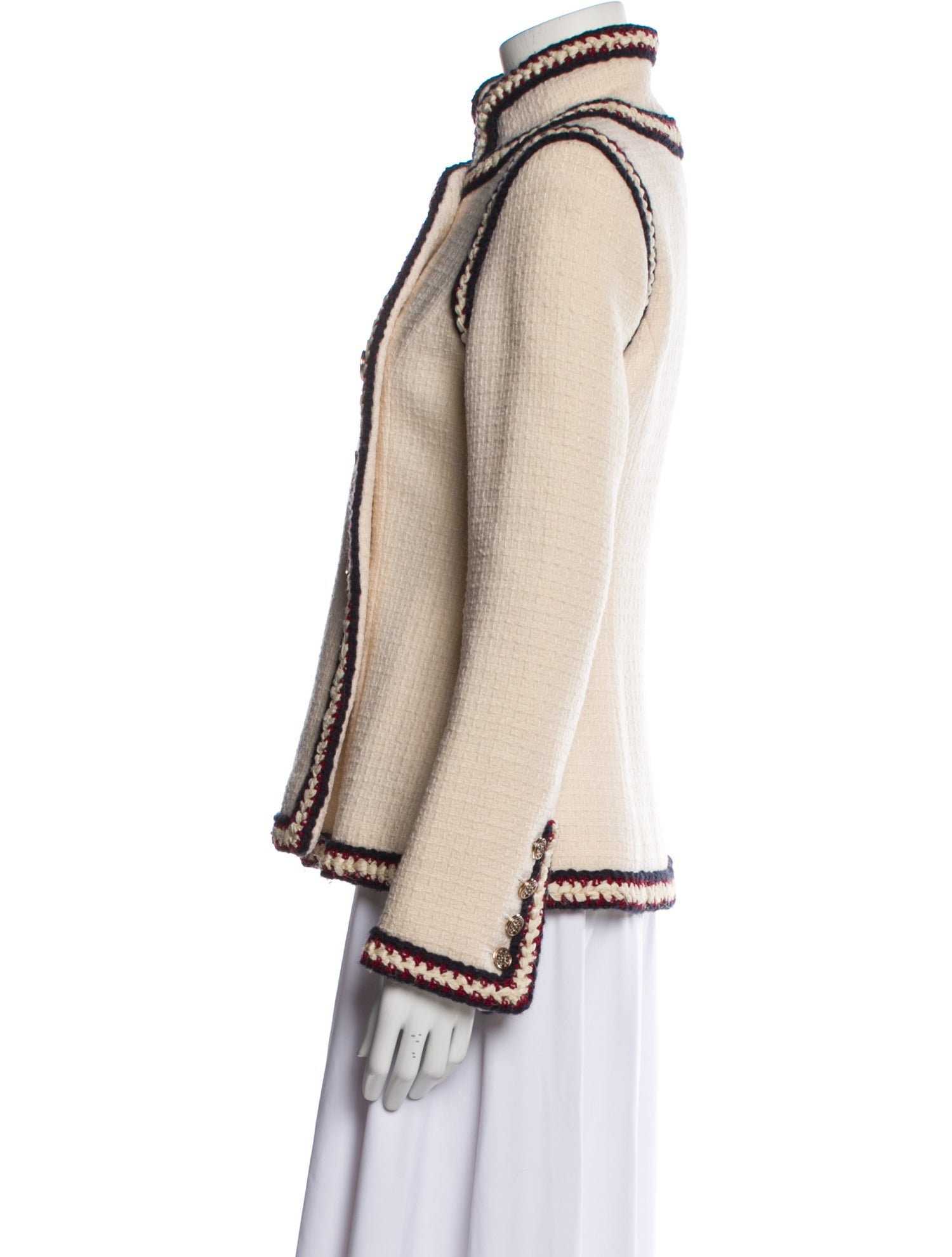 Chanel 2013 Tweed Pattern Evening Jacket - Pink Jackets, Clothing ...