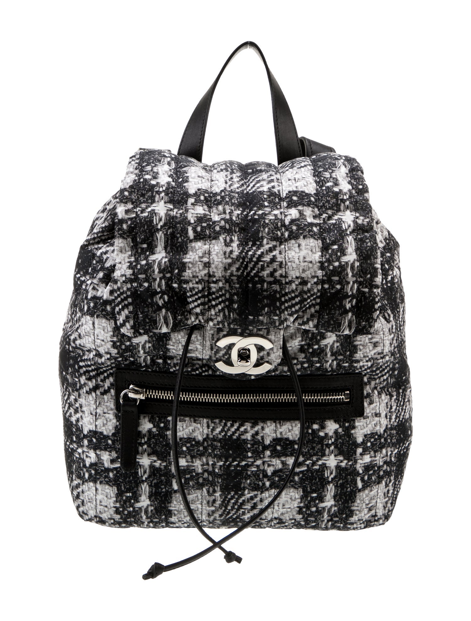Chanel PVC Tweed Gabrielle Backpack - Blue Backpacks, Handbags ...