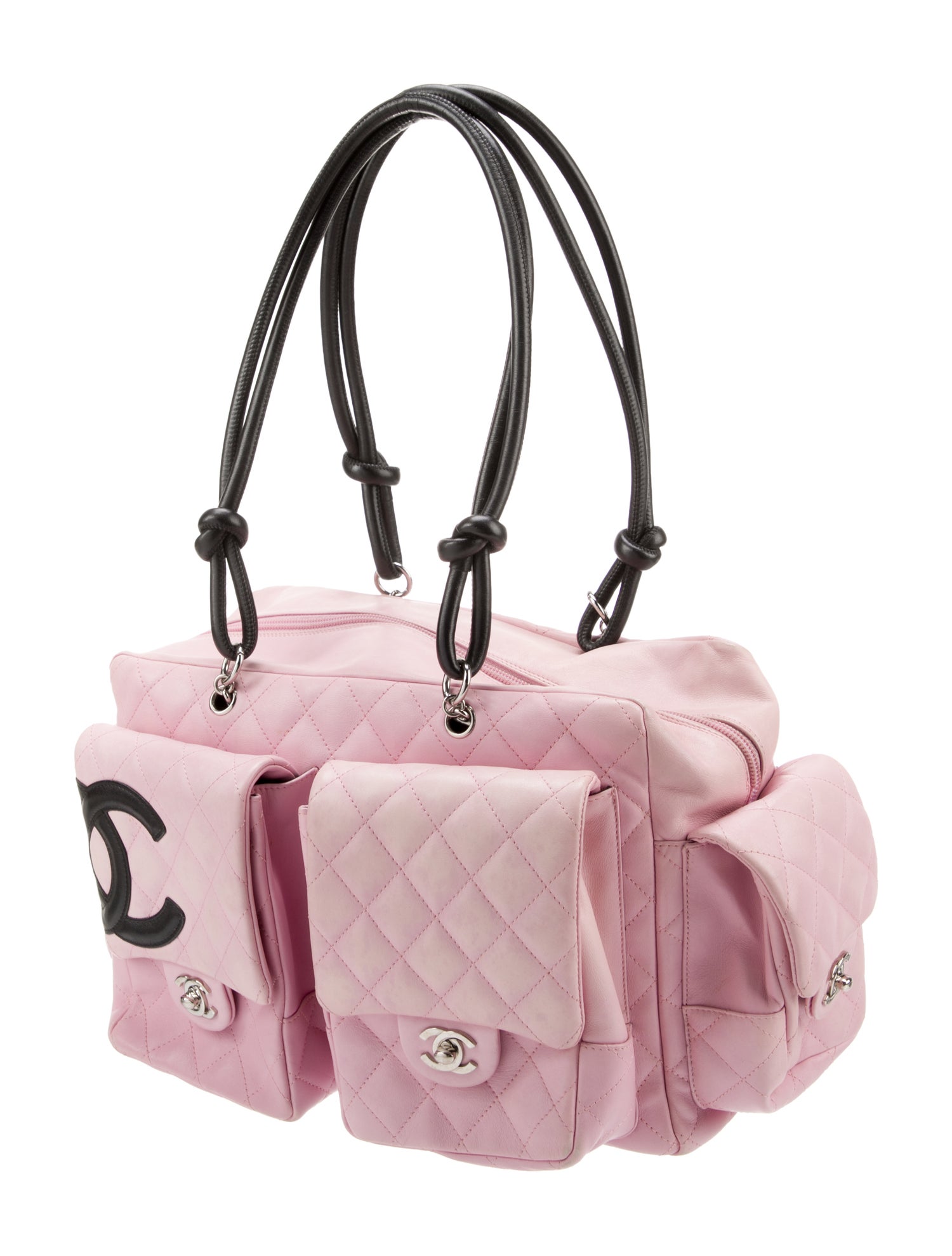 Chanel Small Ligne Cambon Reporter Bag - Pink Shoulder Bags, Handbags ...