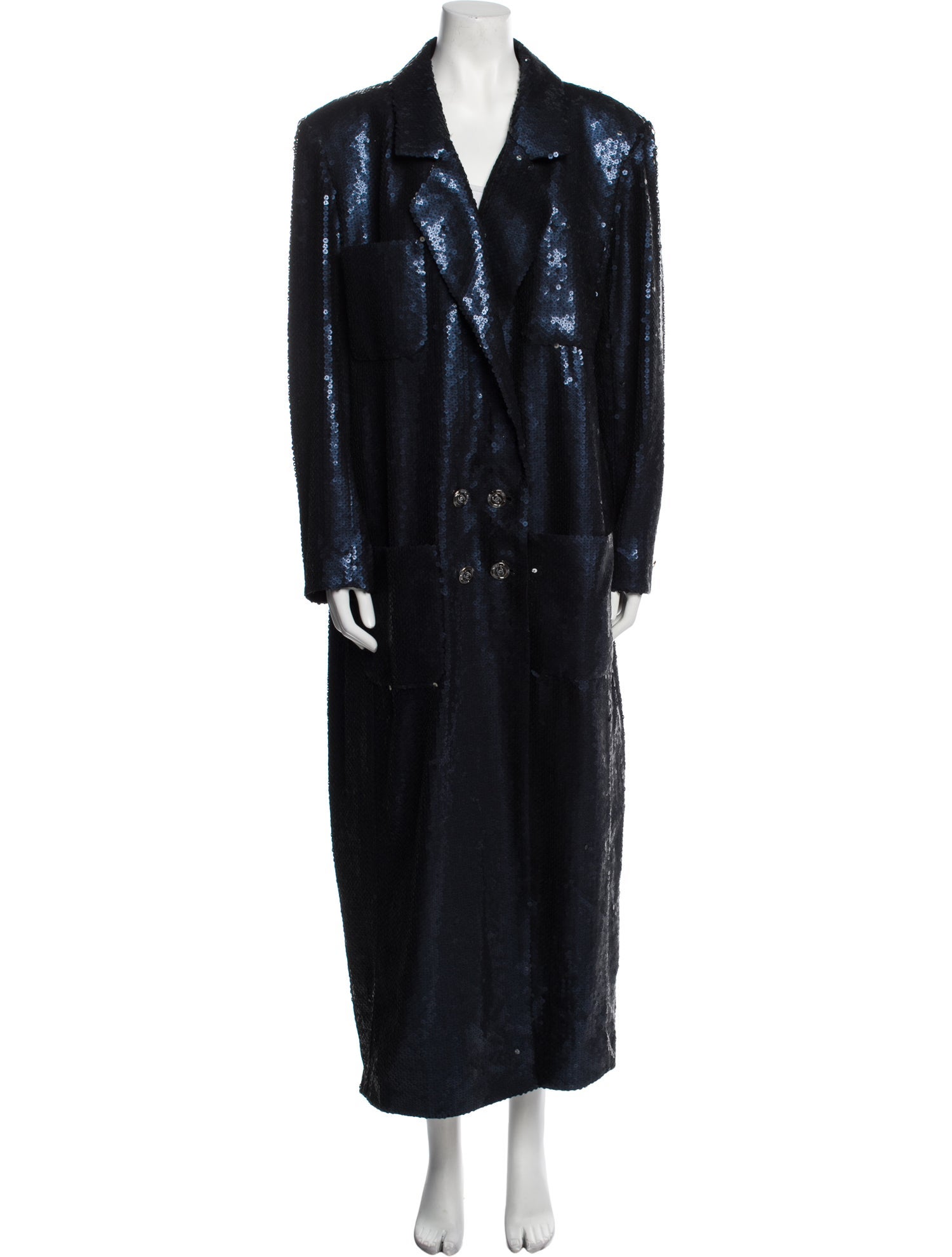 Chanel 2023 Paris-Monte Carlo Trench Coat w/ Tags - Black Coats ...