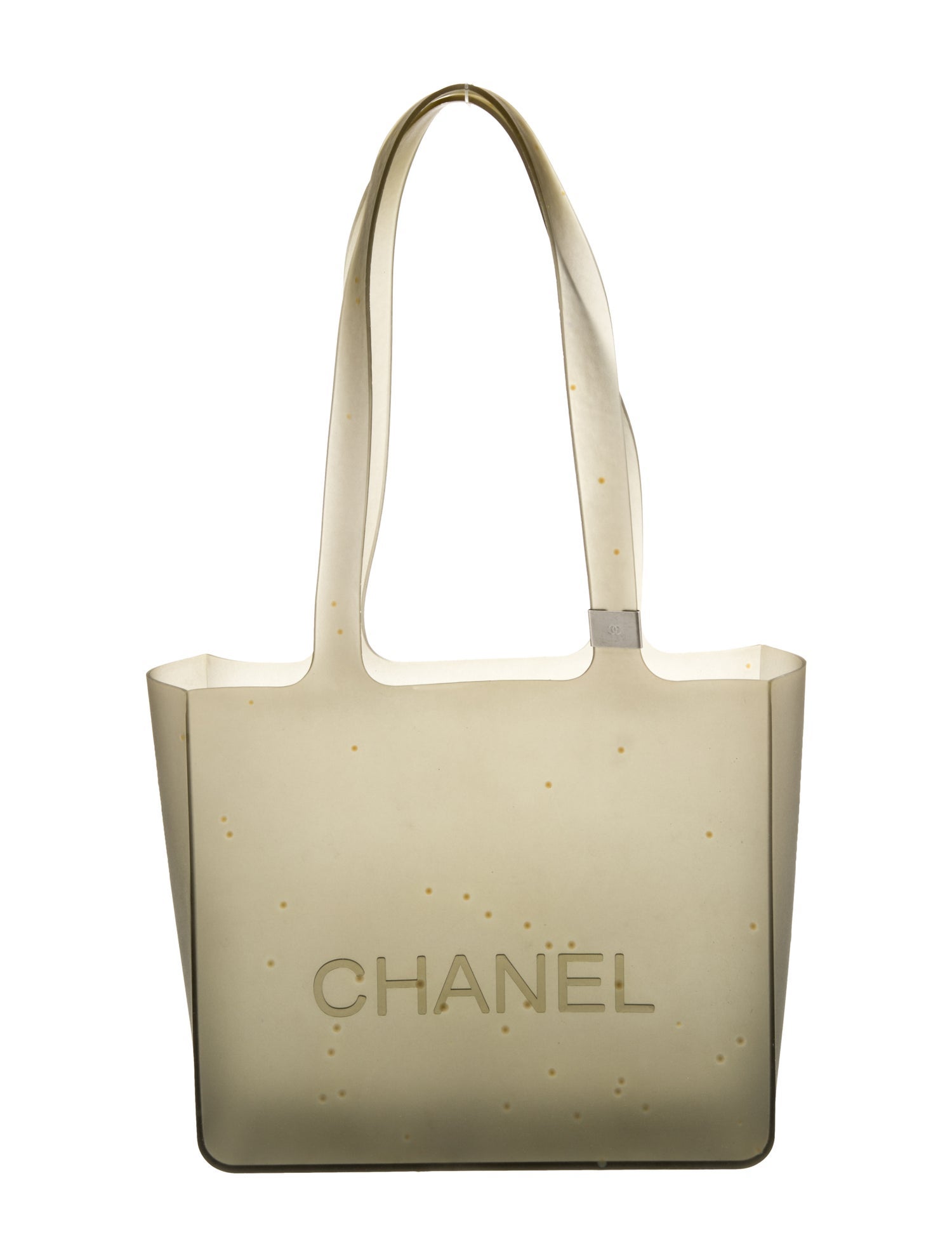 Chanel Jelly Logo Tote - Grey Totes, Handbags - CHA1142390 | The RealReal