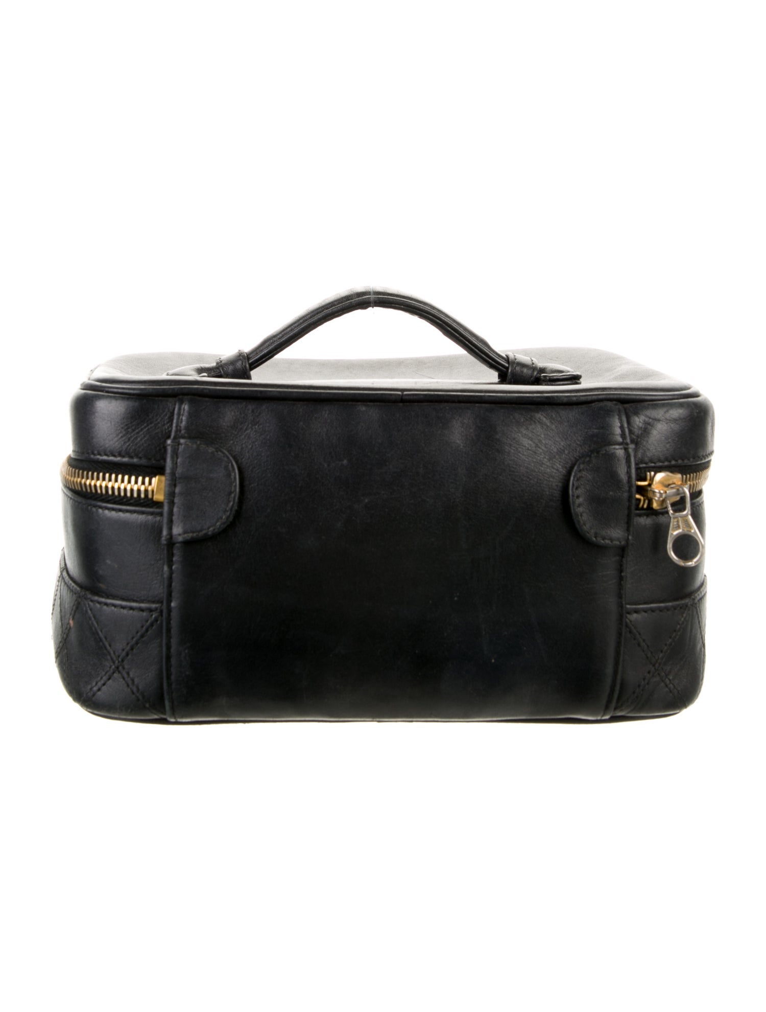 Chanel Quilted Vanity Case - Black Cosmetic Bags, Accessories ...