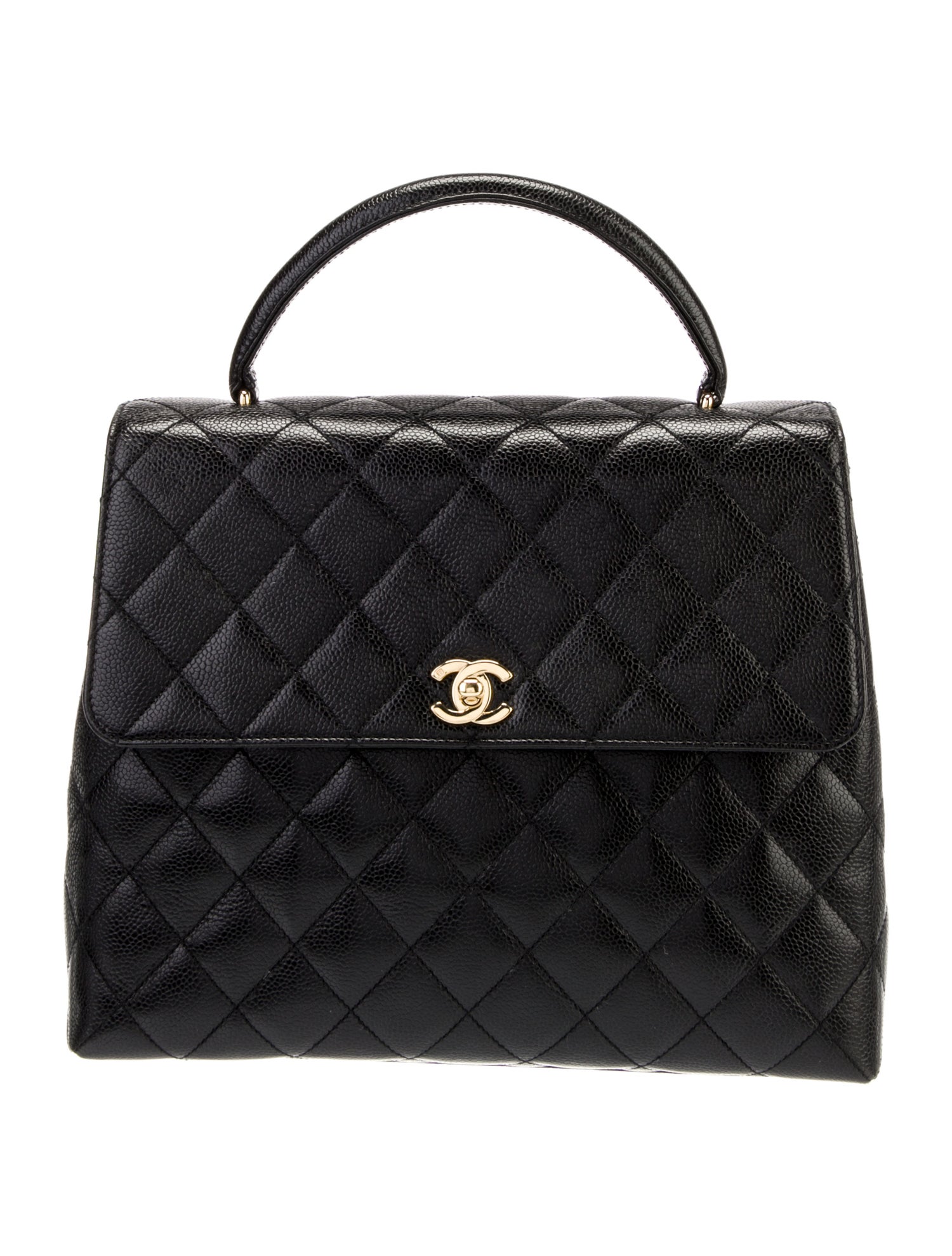 Chanel Kelly Top Handle Bag - Black Handle Bags, Handbags - CHA1144151 ...