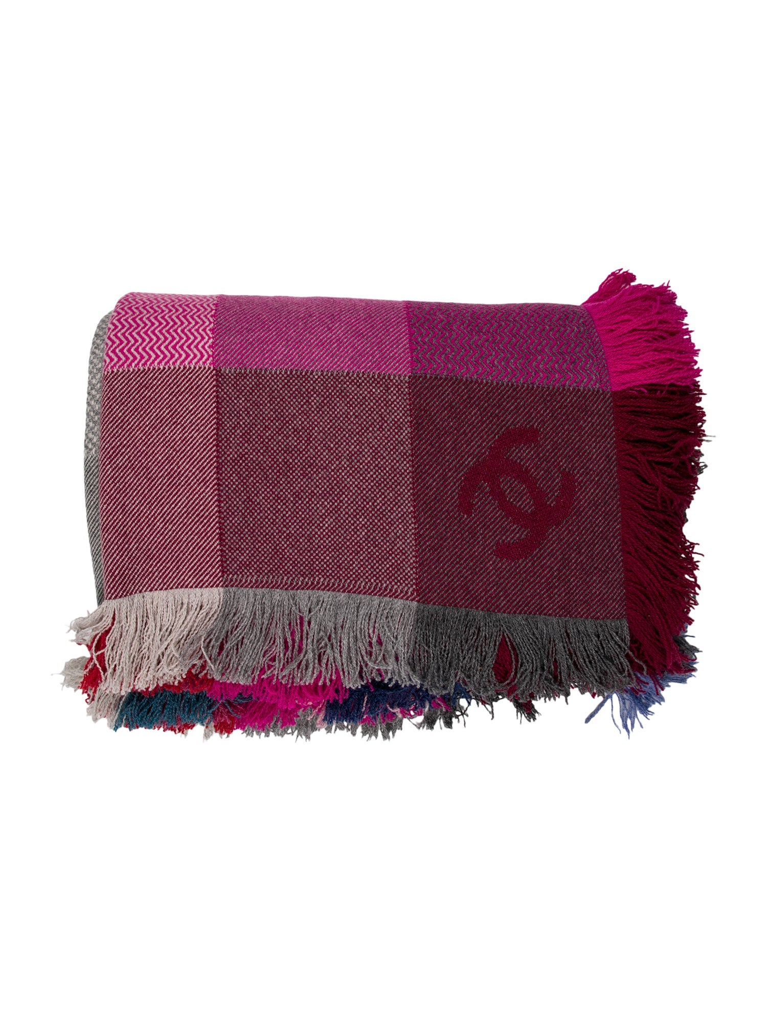 Chanel Cashmere CC Throw Blanket - Blue Throws, Pillows & Throws ...