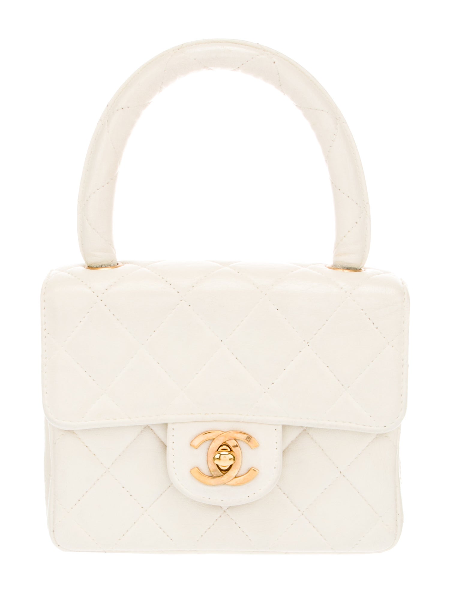 Chanel Mini Kelly Handle Bag - Neutrals Handle Bags, Handbags ...