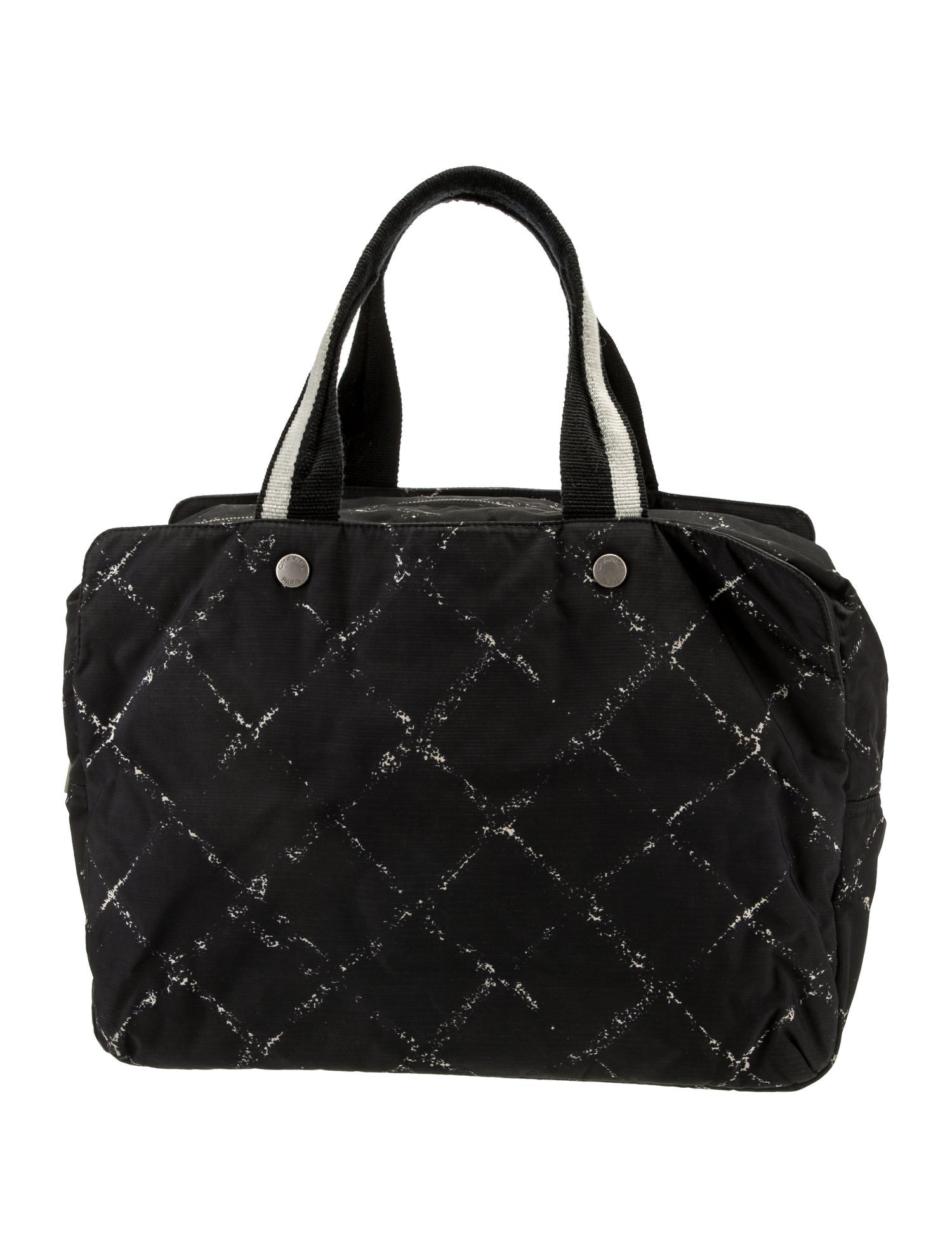 Chanel Travel Ligne Duffle Bag - Black Totes, Handbags - CHA1149484 ...