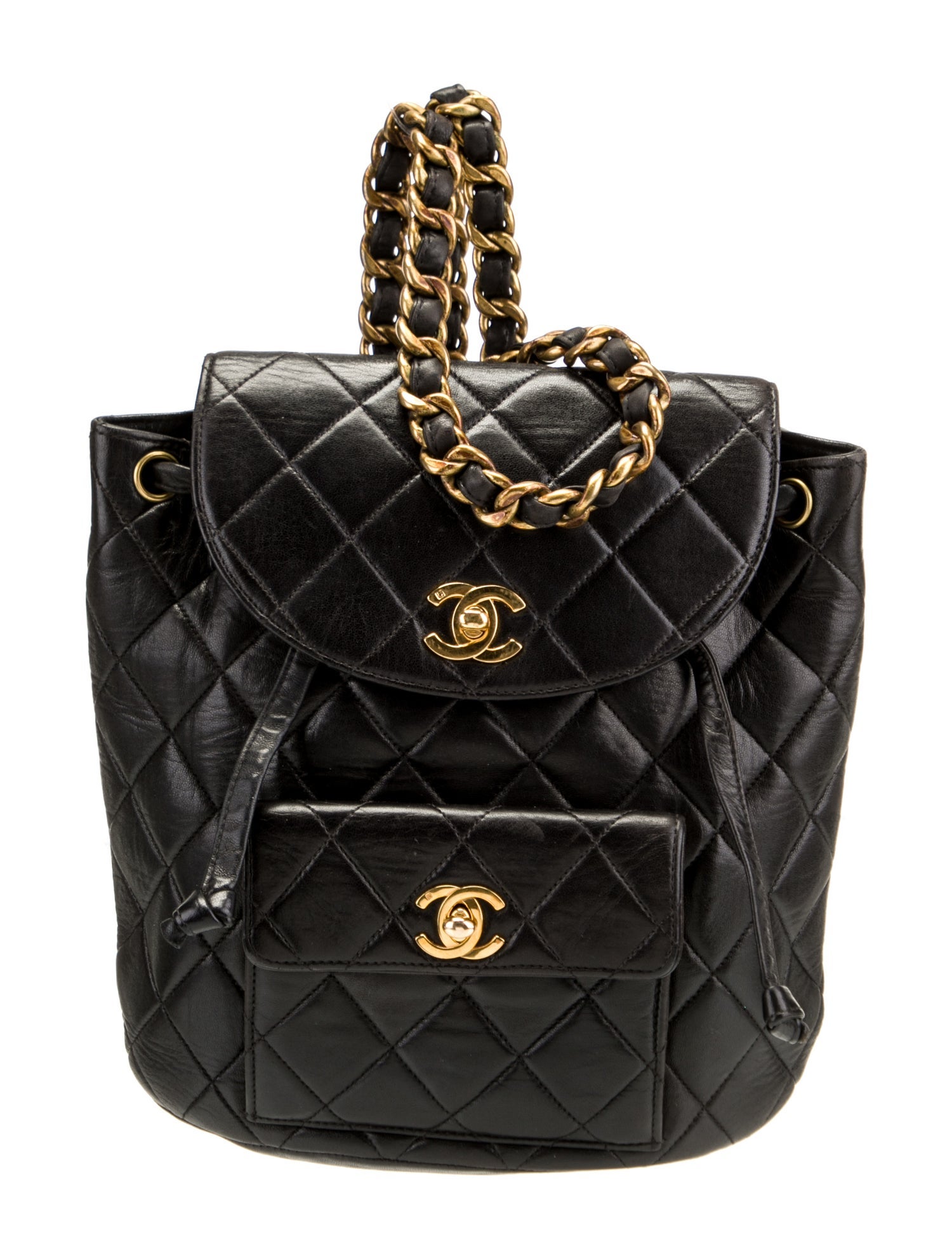 Chanel Quilted CC Backpack - Black Backpacks, Handbags - CHA1151220 ...