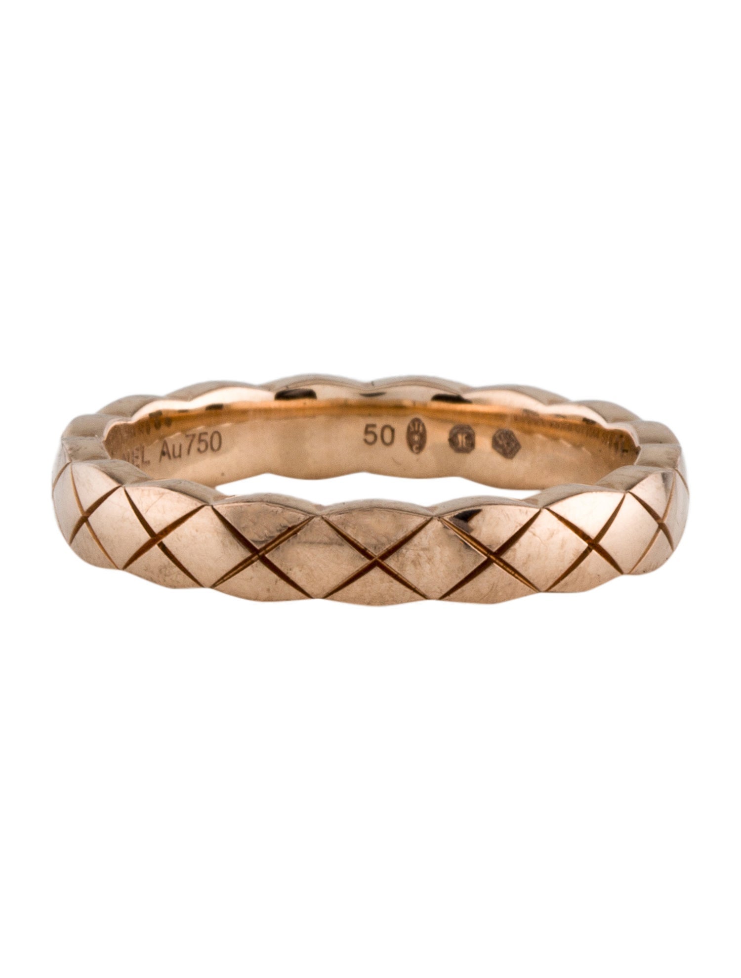 Chanel 18K Coco Crush Ring - 18K Rose Gold Band, Rings - CHA1151802 | The RealReal
