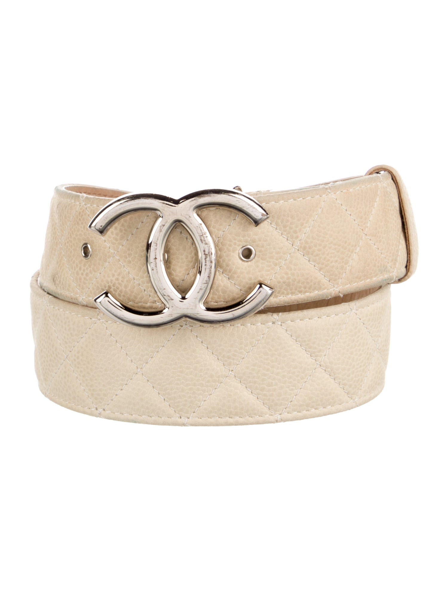 Chanel 2013 Interlocking CC Logo Belt - Neutrals Belts, Accessories ...