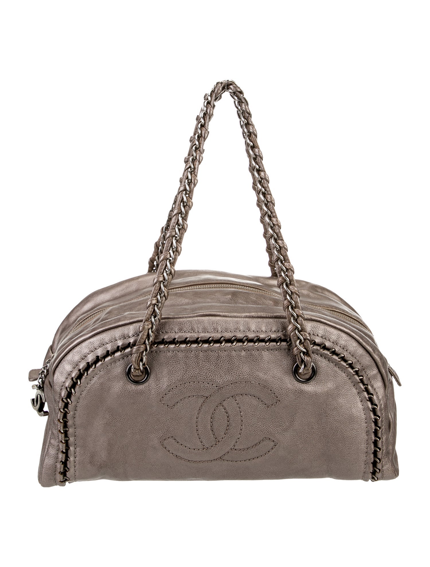 Chanel Luxe Ligne Bowler Bag - Brown Shoulder Bags, Handbags ...