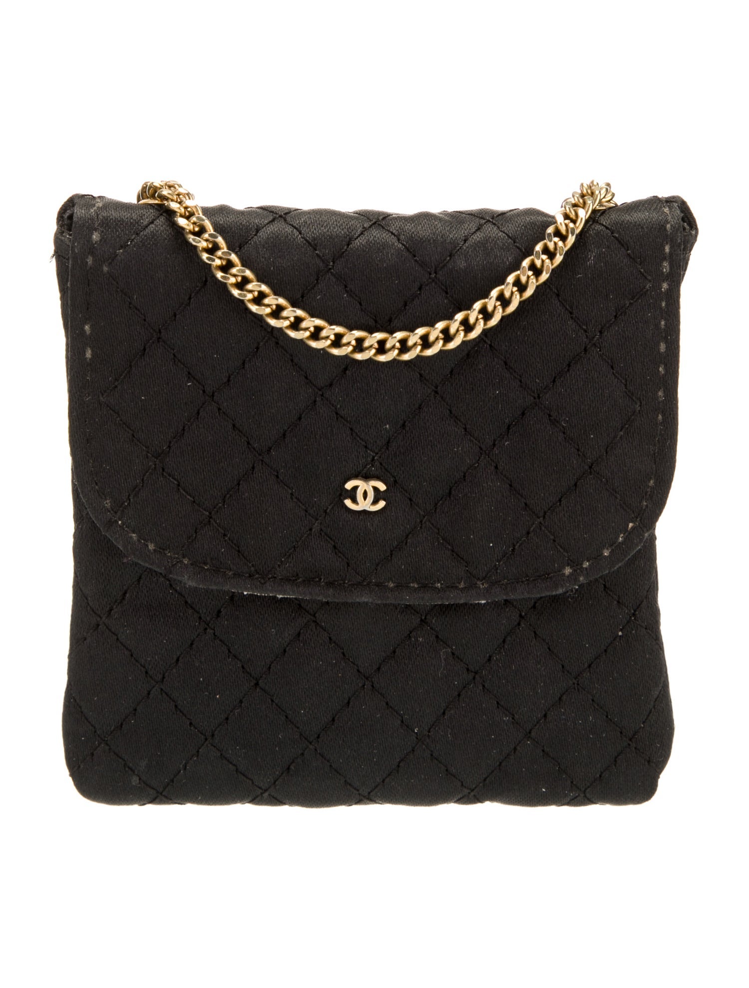Chanel Satin Micro Flap Bag - Black Mini Bags, Handbags - CHA1157515 ...