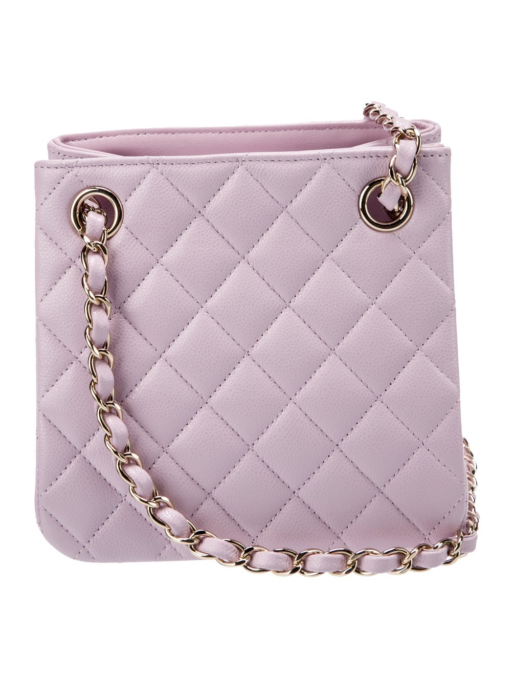 Chanel Mini Caviar Bucket Bag - Purple Shoulder Bags, Handbags ...