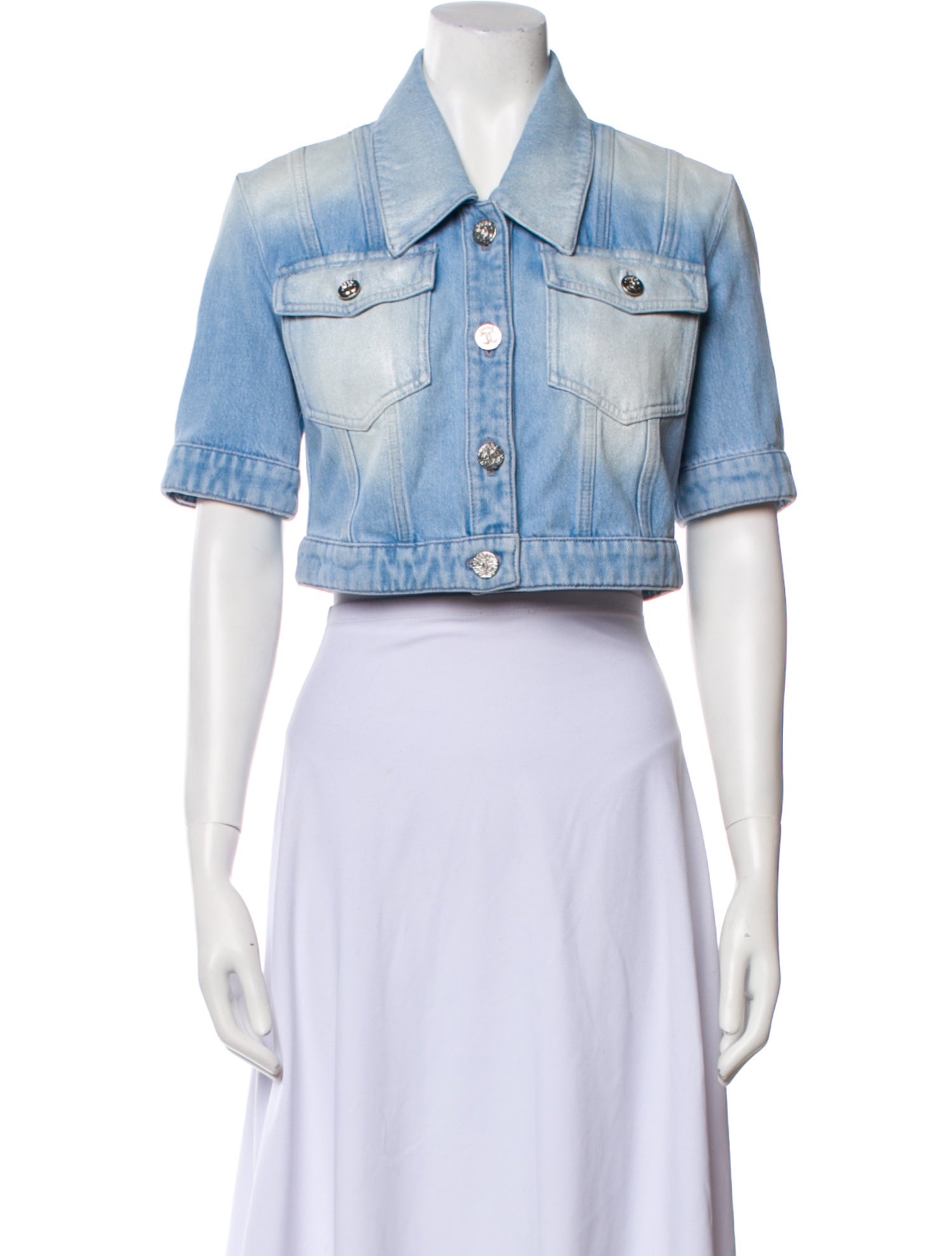 Chanel 2024 Denim Jacket - Blue Jackets, Clothing - CHA1157997 | The ...