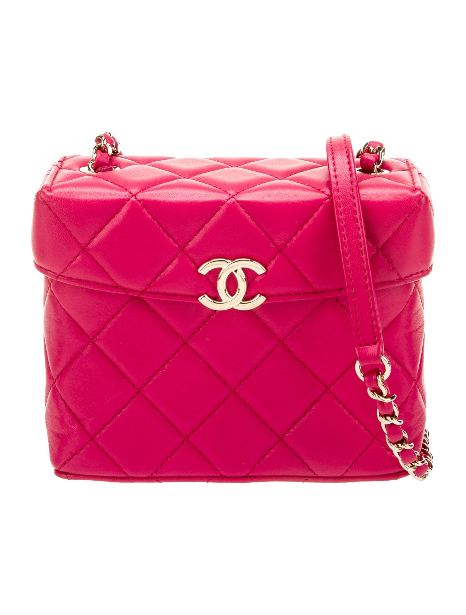 Chanel Secret Box Bag - Red Crossbody Bags, Handbags - CHA1159393 | The ...