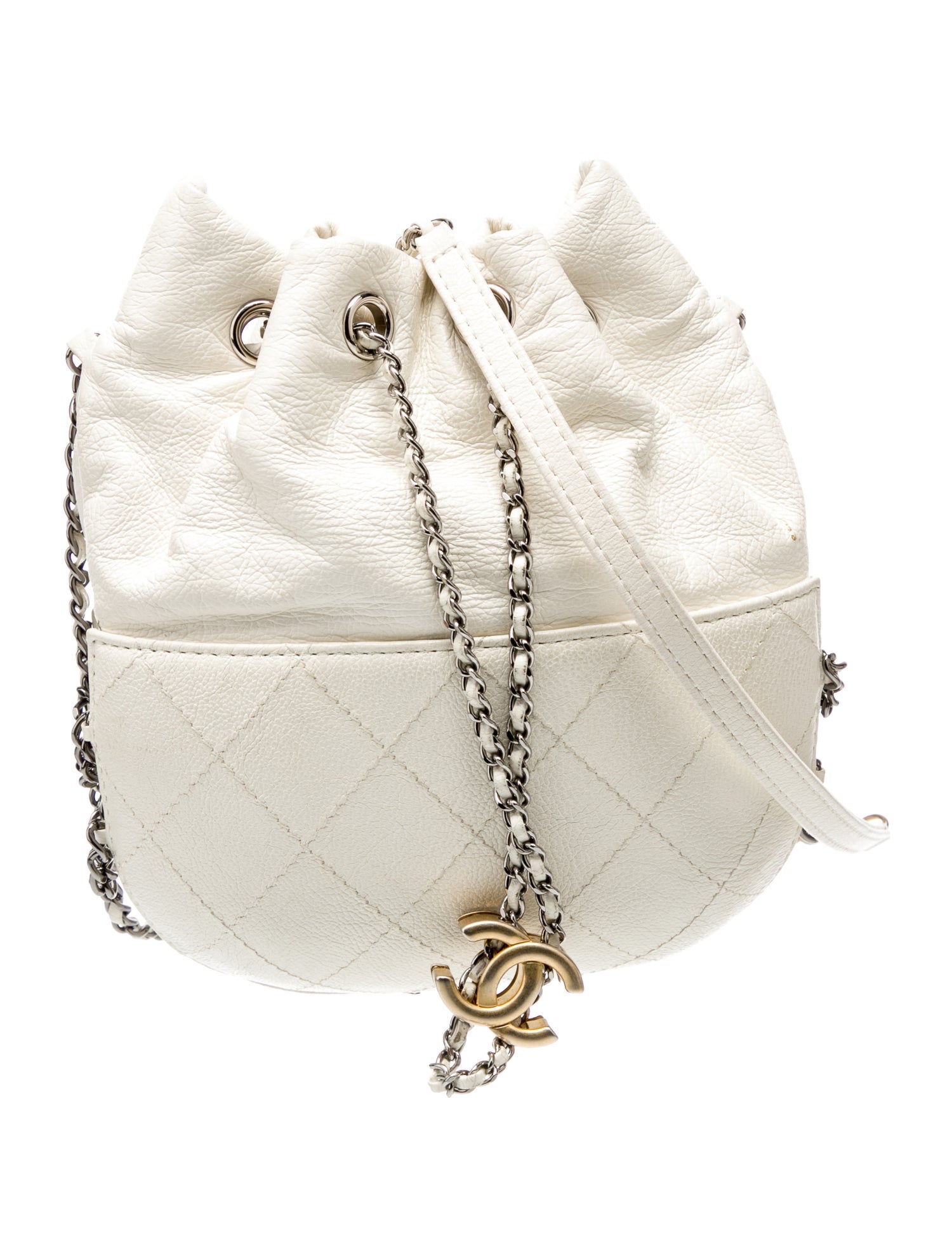 Chanel Small Gabrielle Bucket Bag - Neutrals Crossbody Bags, Handbags ...