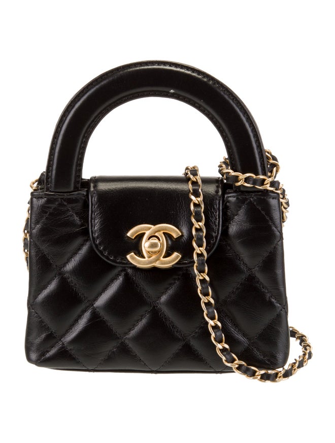 Chanel Nano Kelly Shopper - Black Mini Bags, Handbags - CHA1163662 ...