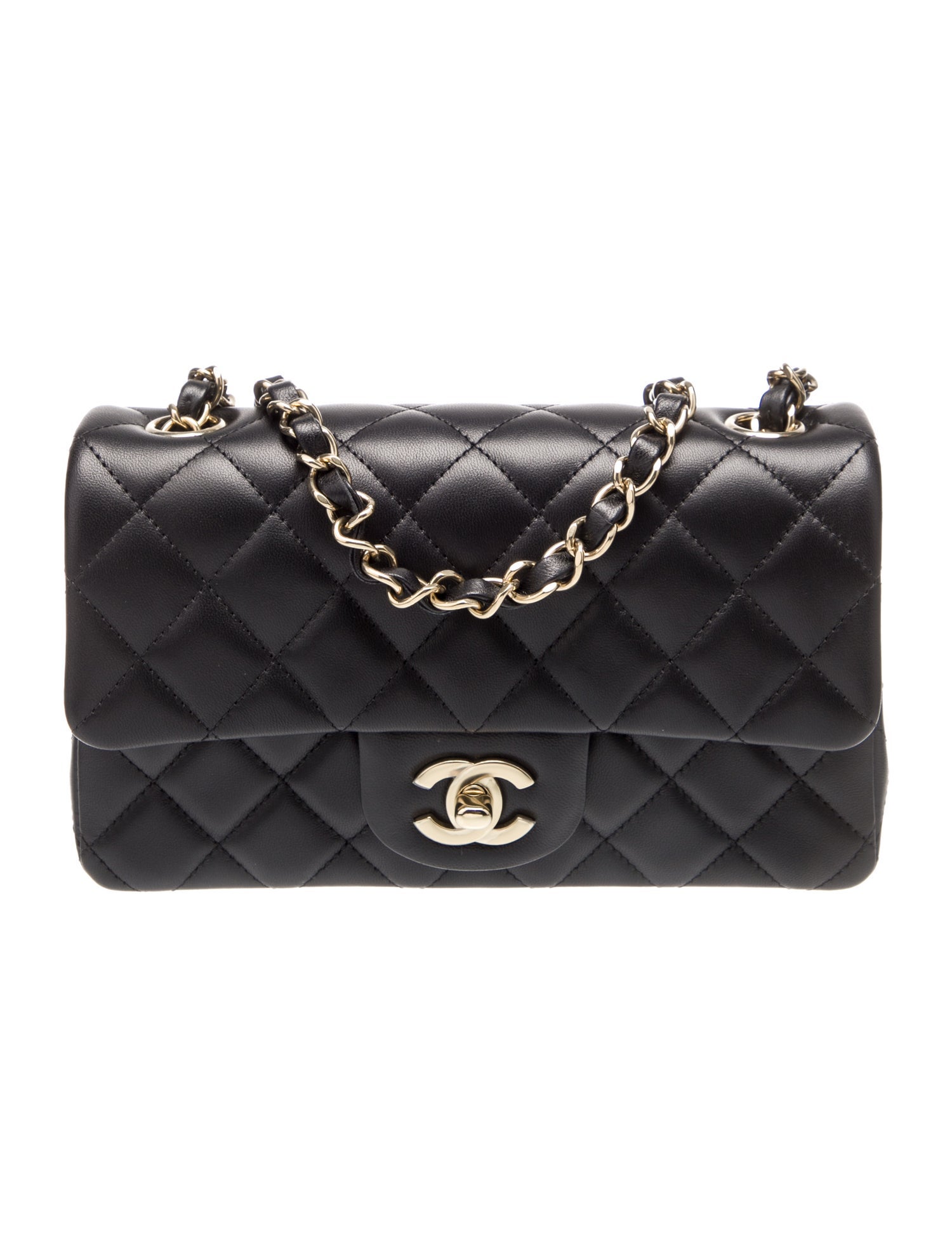 Chanel Rectangular Mini Classic Flap Bag - Black Shoulder Bags ...