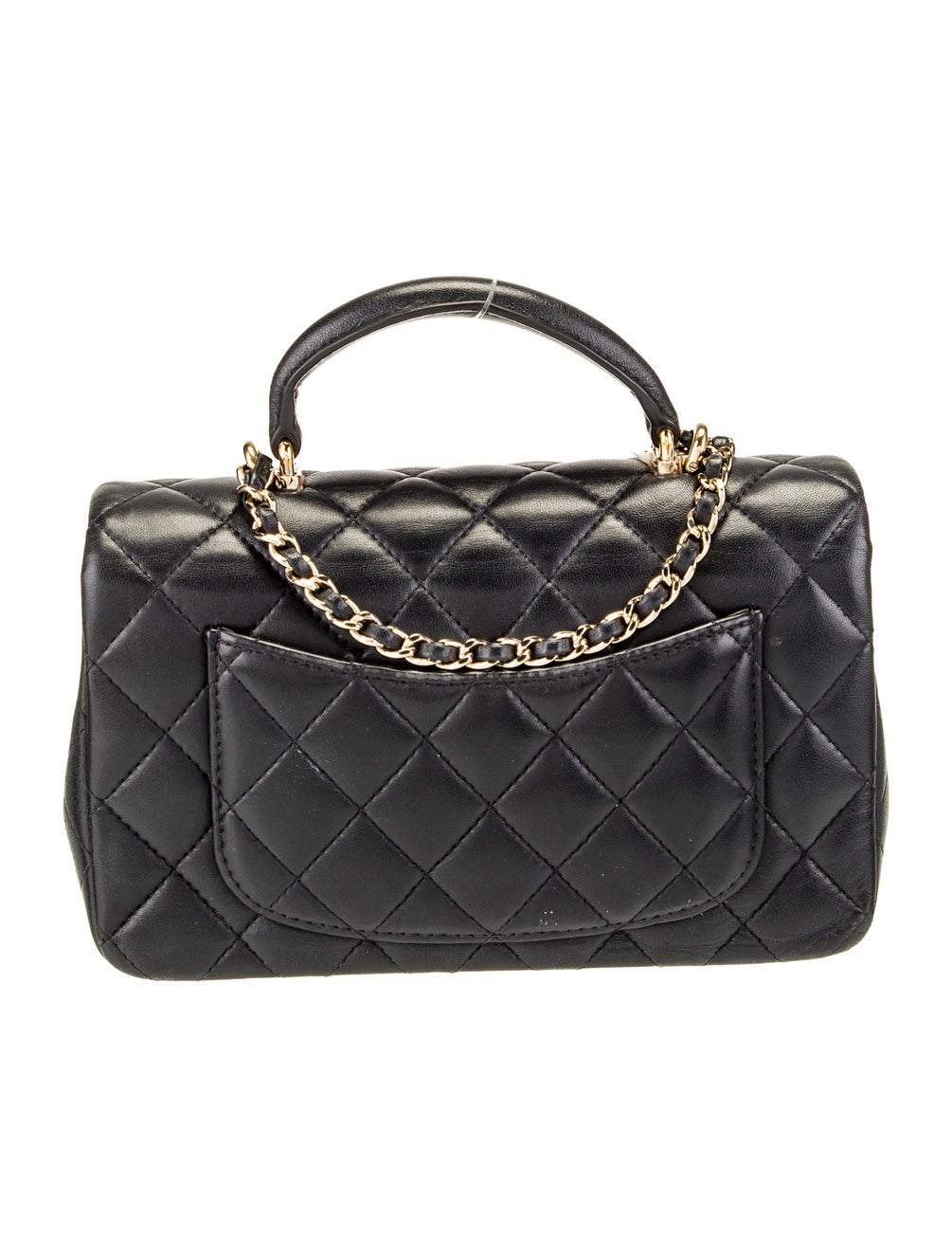 Chanel Rectangular Mini Top Handle Flap Bag - Black Shoulder Bags ...