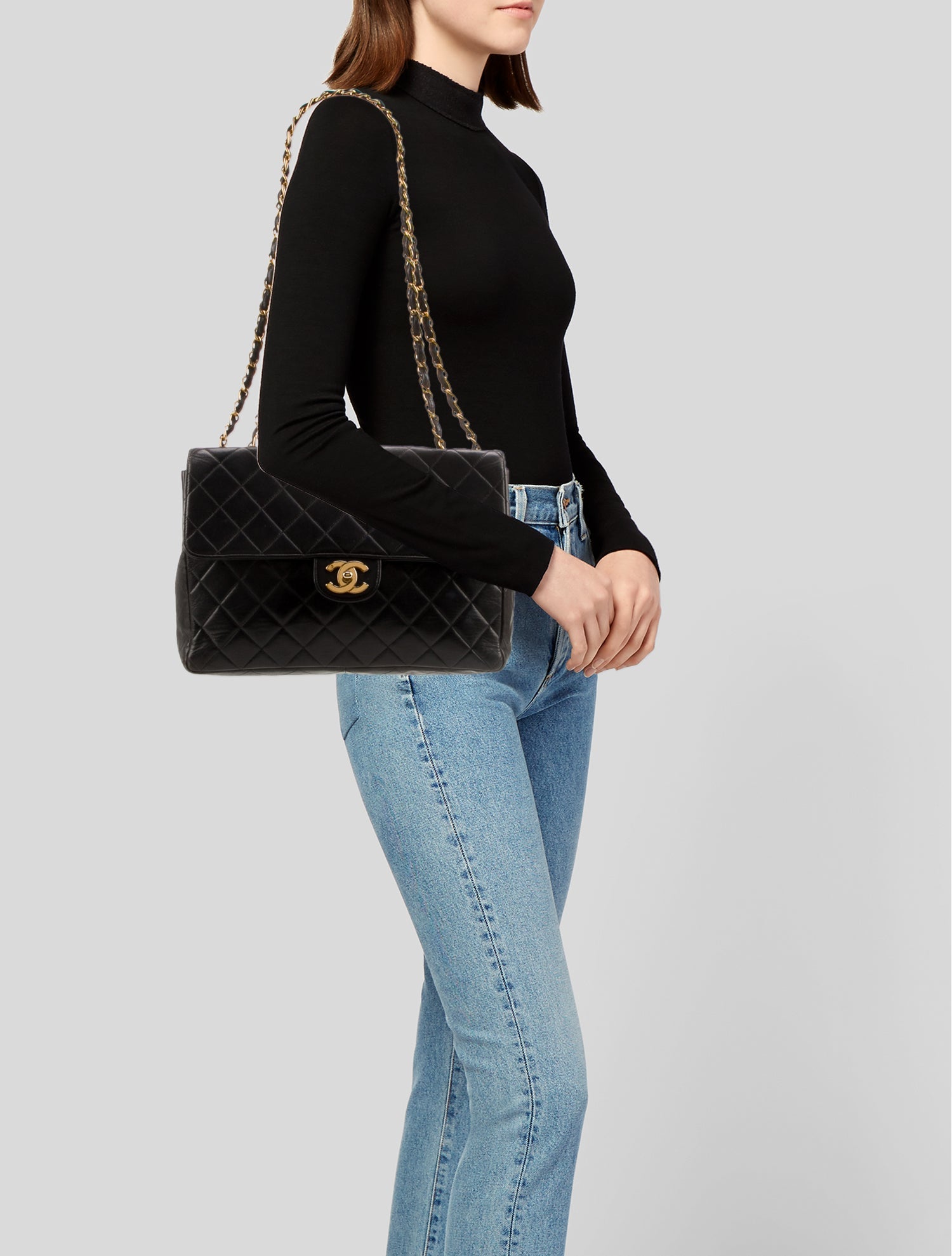 Chanel Classic Jumbo Single Flap Bag - Shoulder Bags, Handbags | The ...