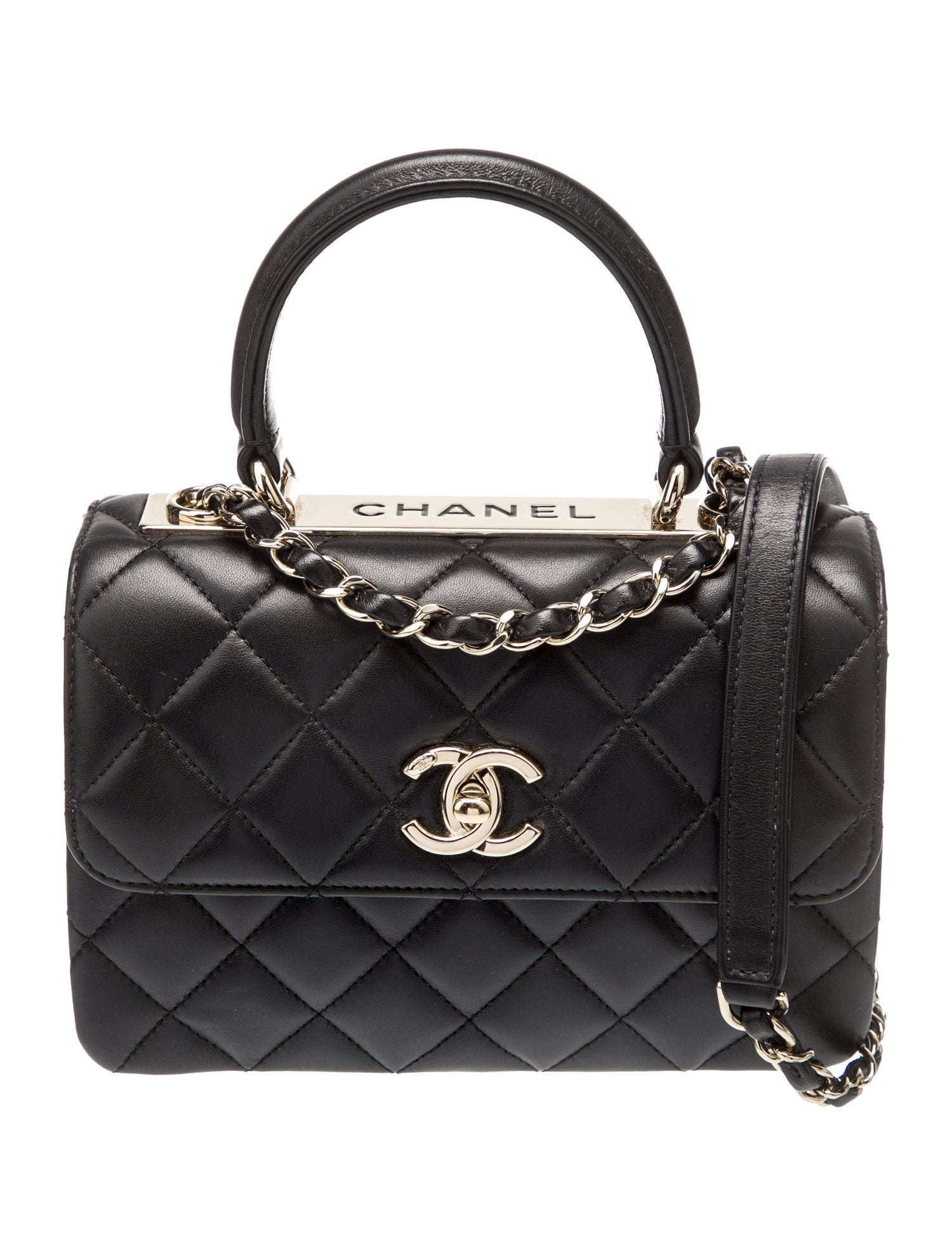 Chanel Mini Trendy CC Flap Bag - Black Handle Bags, Handbags ...