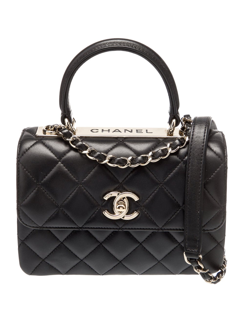 Chanel Mini Trendy CC Flap Bag - Black Handle Bags, Handbags ...