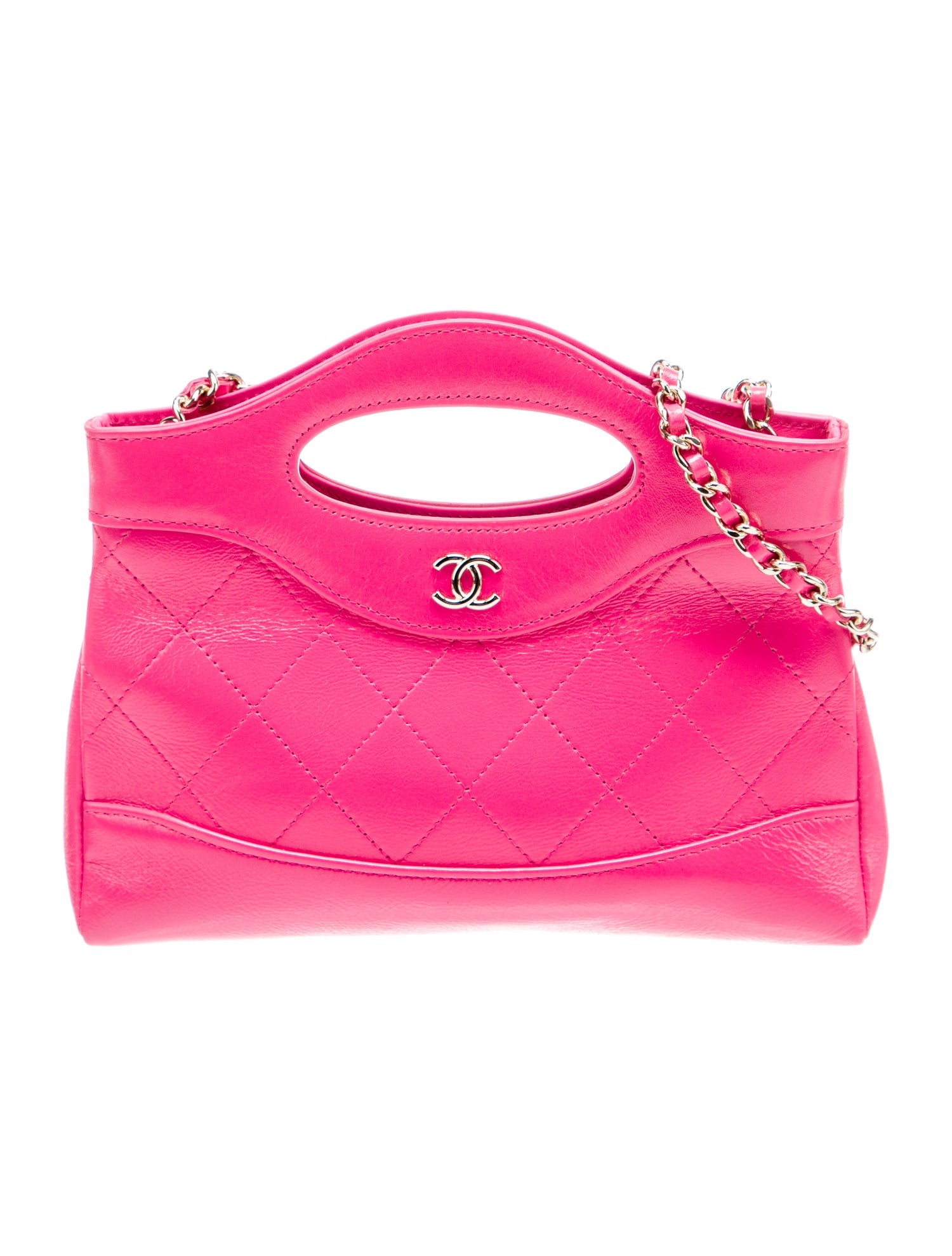 Chanel Nano 31 Bag - Pink Handle Bags, Handbags - CHA1172173 | The RealReal