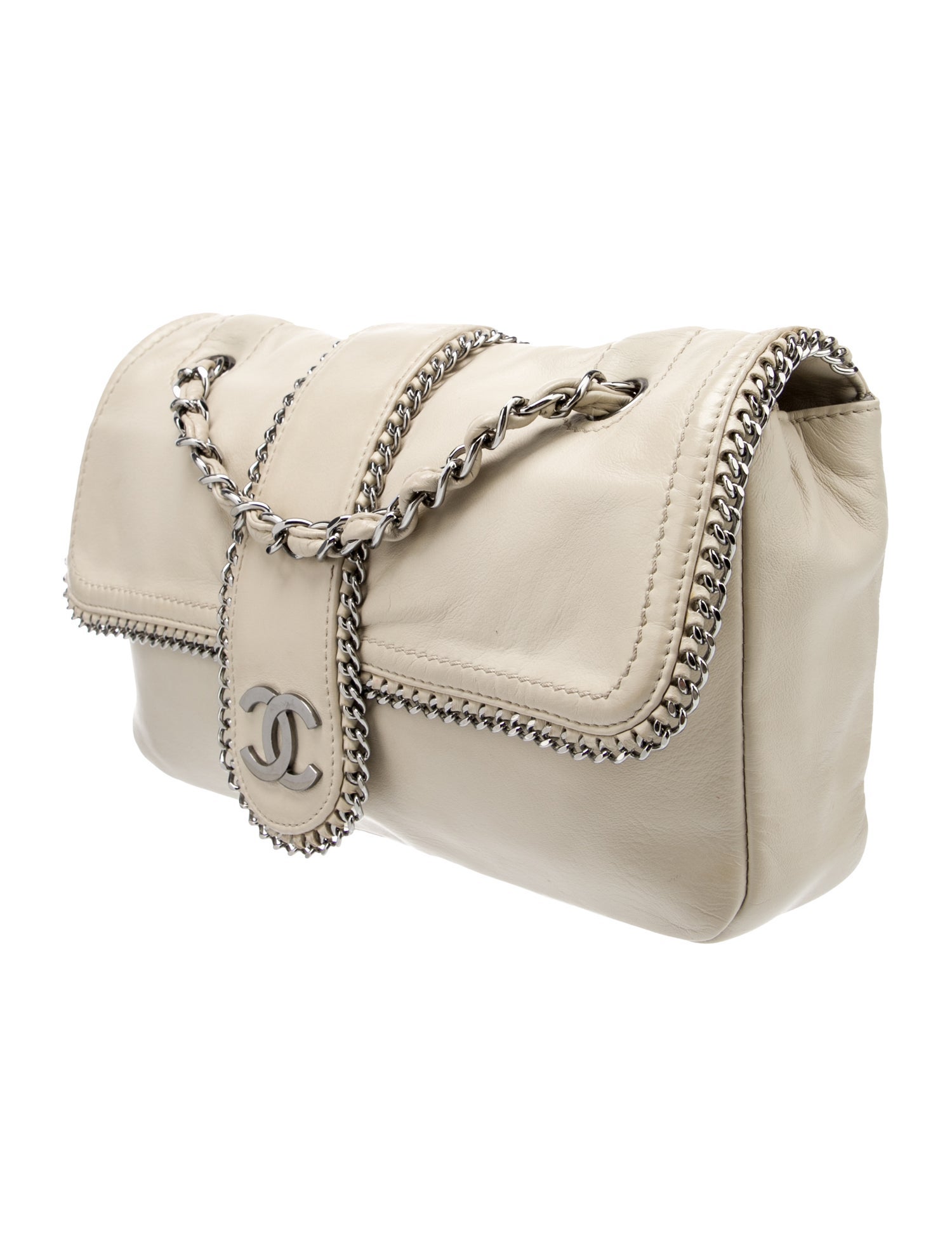 Chanel Medium Madison Flap Bag - White Shoulder Bags, Handbags ...