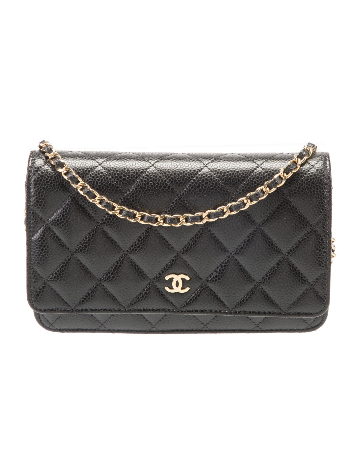 Chanel Classic Quilted Wallet On Chain - Black Crossbody Bags, Handbags ...