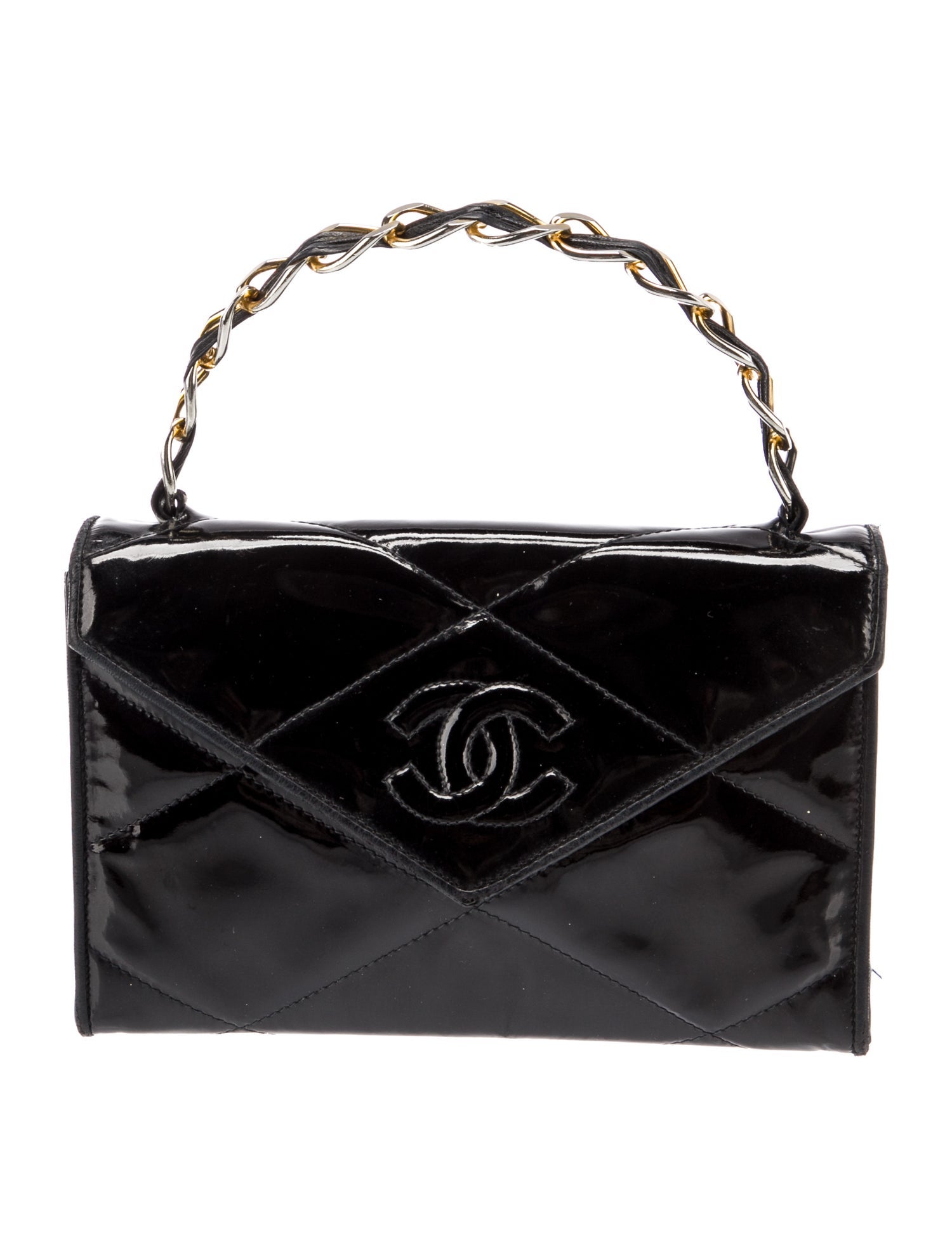 Chanel Mini CC Top Handle Bag - Black Evening Bags, Handbags ...