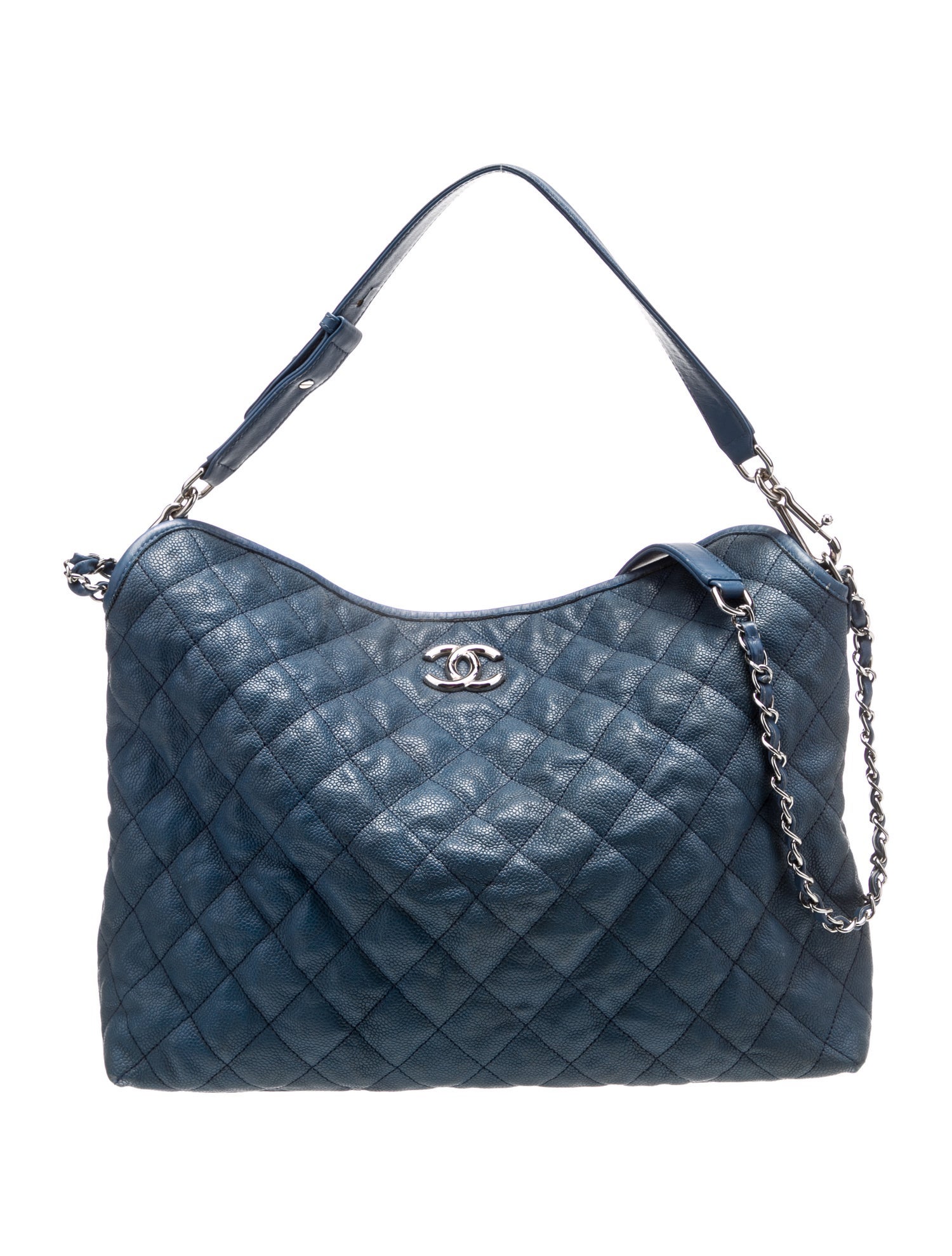 Chanel French Riviera Hobo - Blue Hobos, Handbags - CHA1179480 | The ...