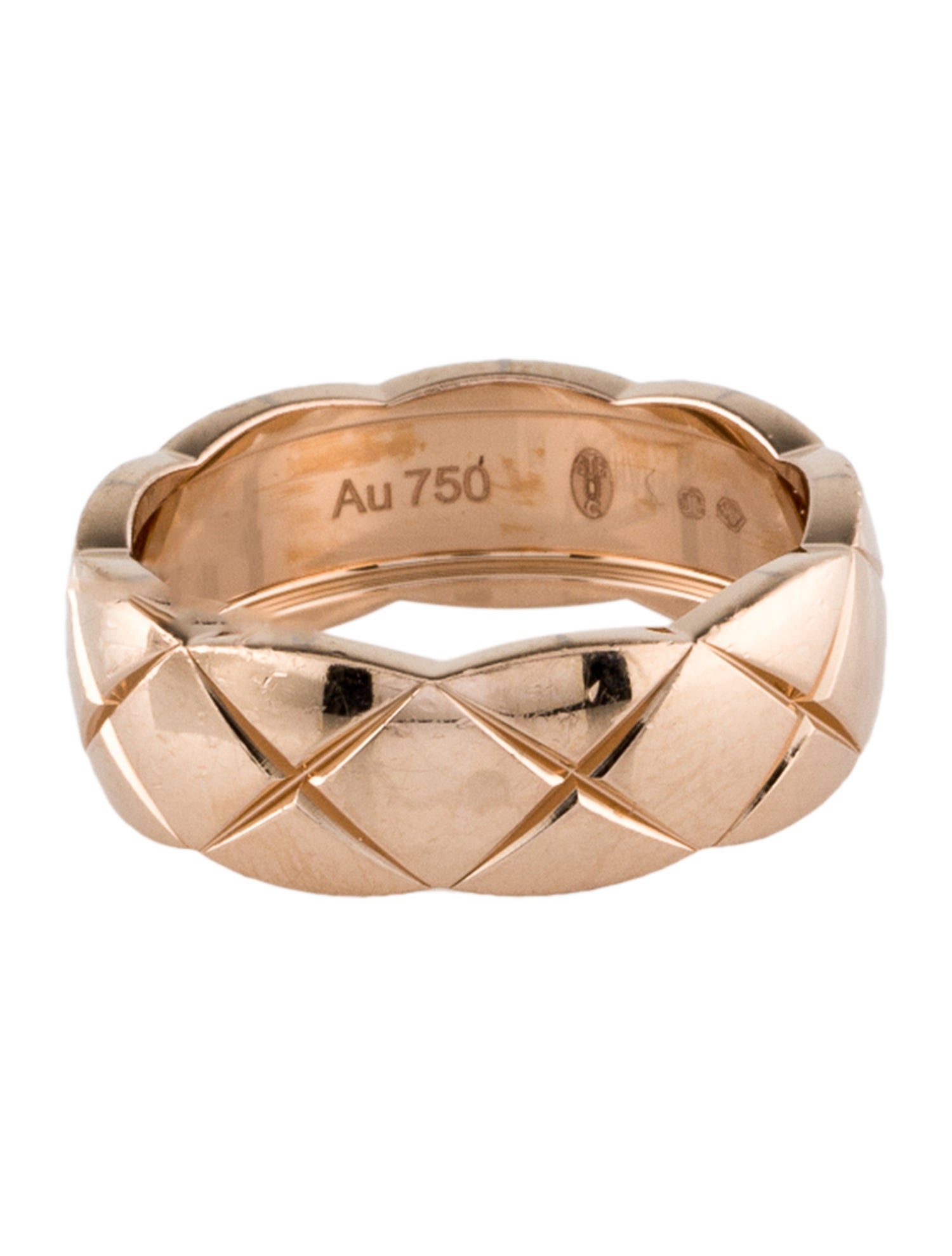 Chanel 18K Coco Crush Ring - 18K Rose Gold Band, Rings - CHA1180092 | The RealReal