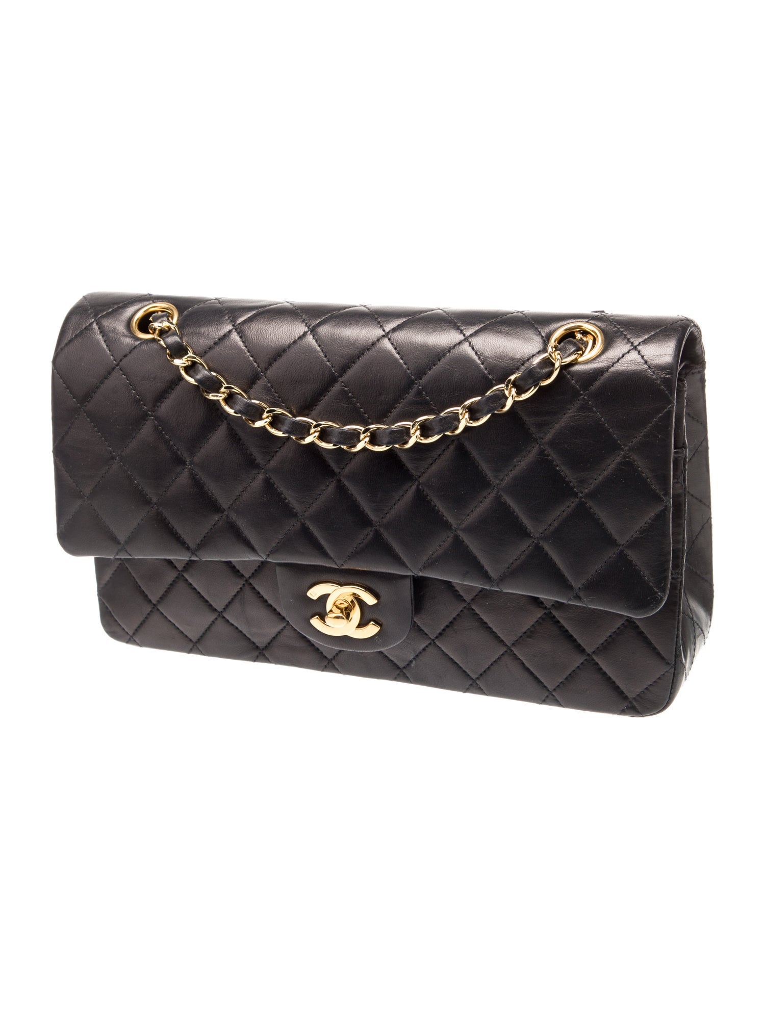 Chanel Classic Medium Double Flap Bag - Black Shoulder Bags, Handbags ...