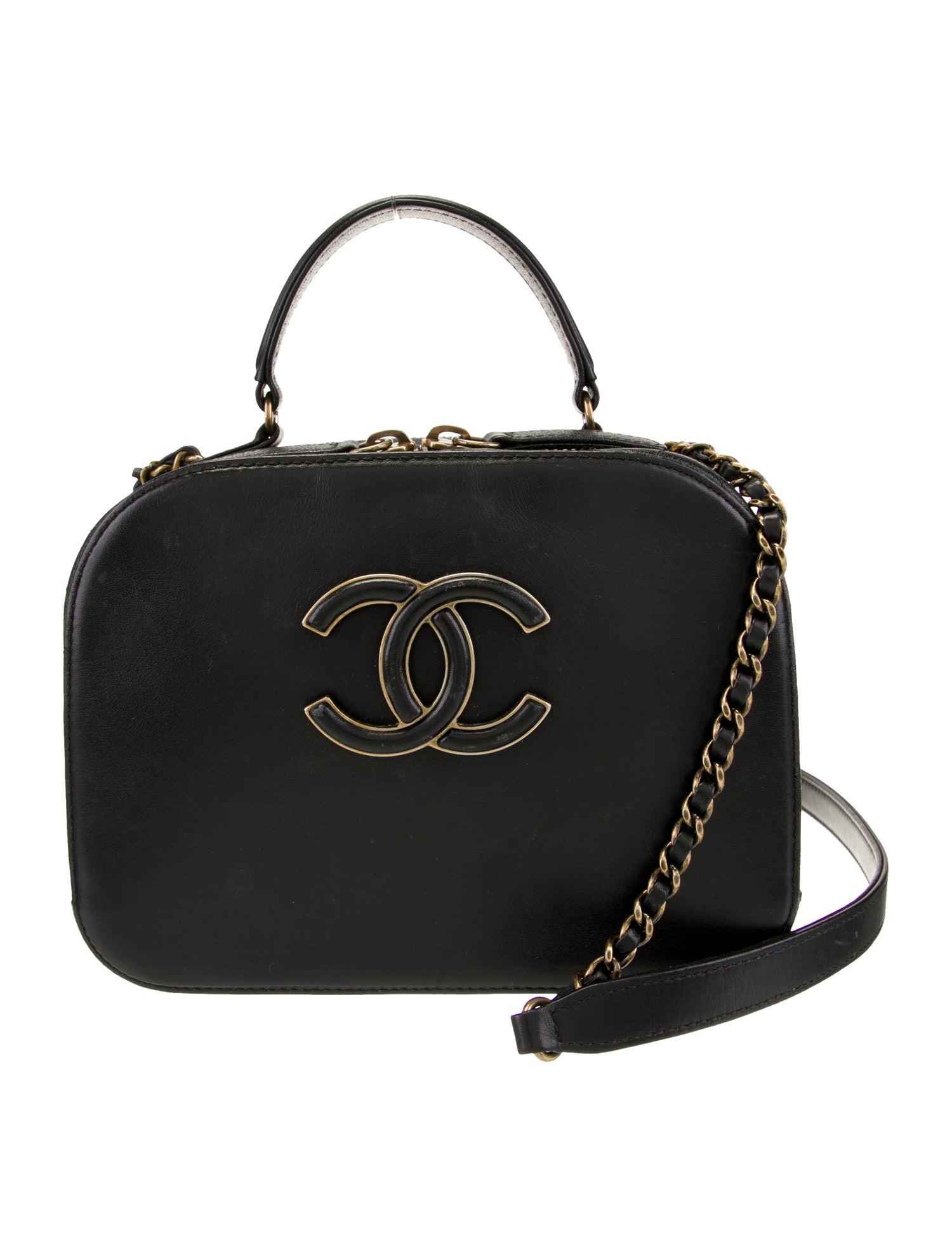 Chanel Paris-Rome Coco Curve Handle Bag - Black Handle Bags, Handbags ...