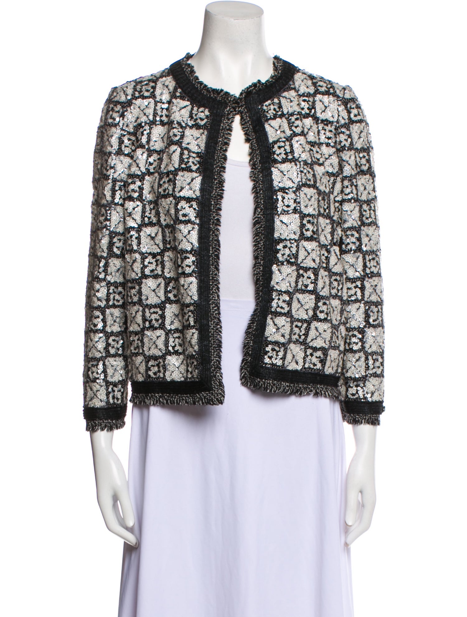Chanel Vintage 2010 Evening Jacket - Black Jackets, Clothing ...