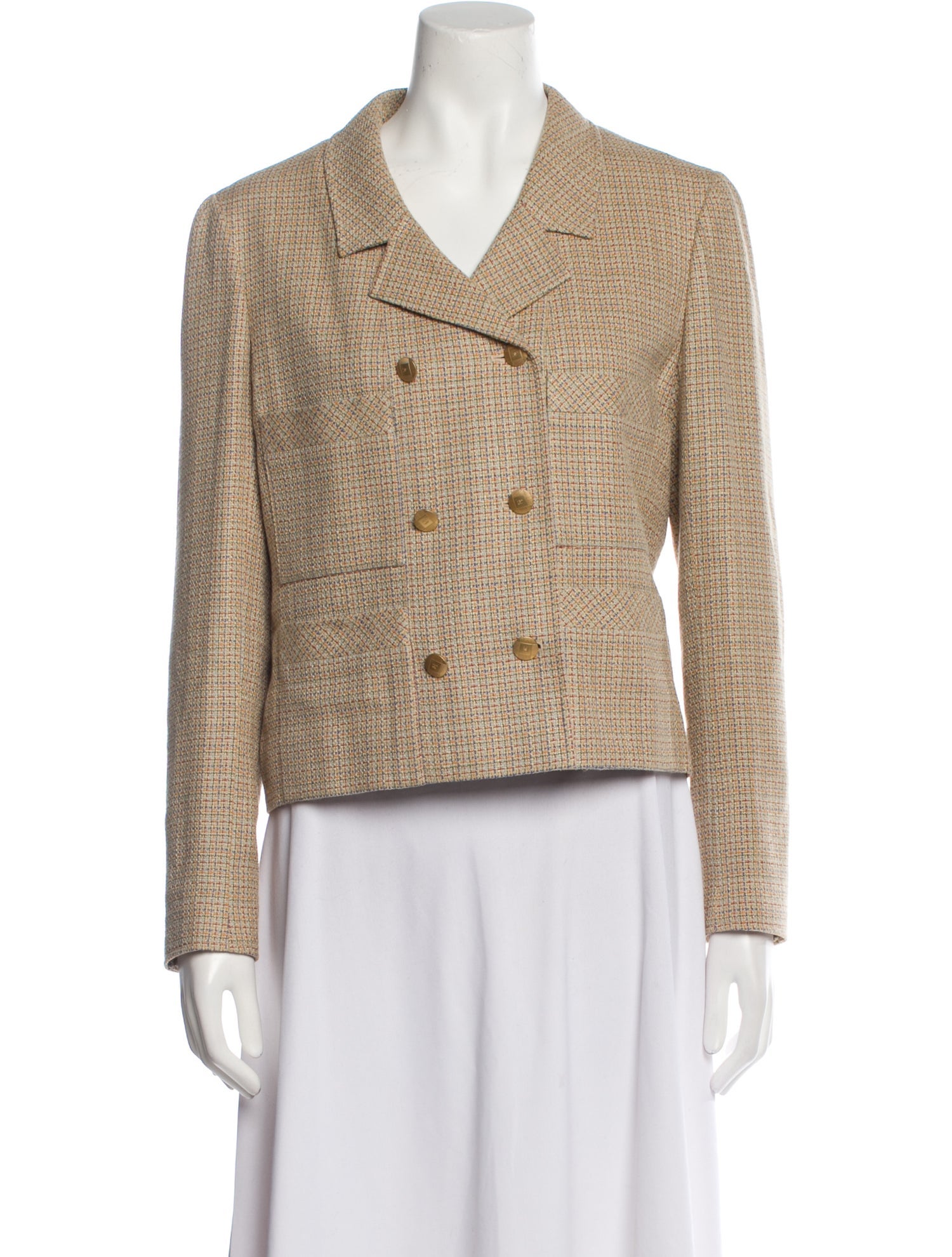 Chanel Vintage 1998 Blazer - Neutrals Jackets, Clothing - CHA1182018 ...