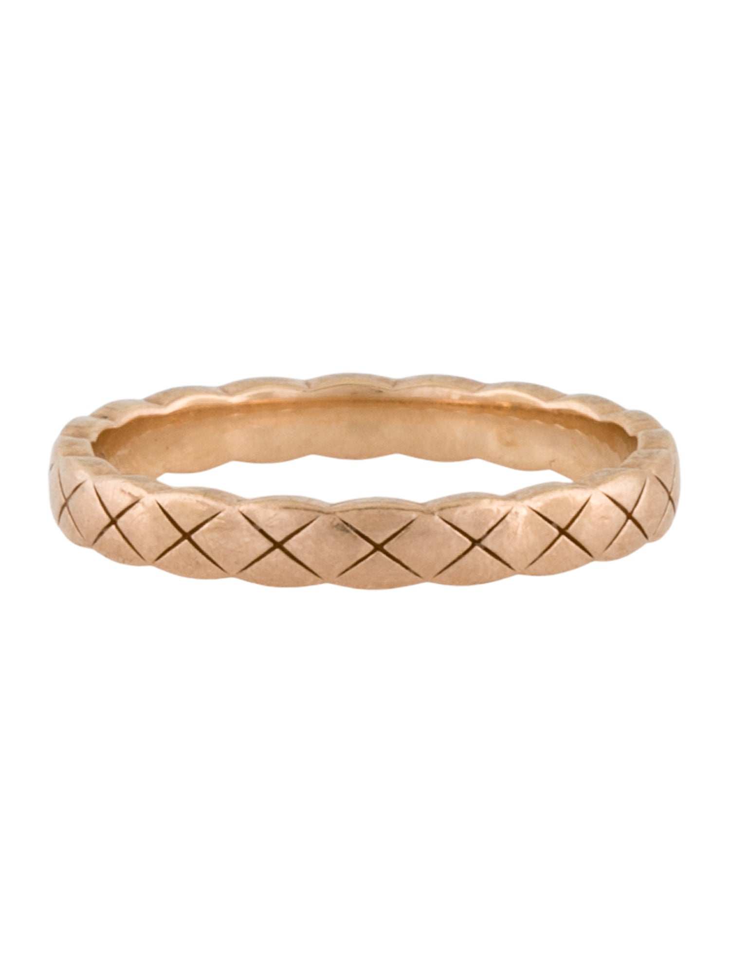 Chanel 18K Coco Crush Ring - 18K Rose Gold Band, Rings - CHA1182843 | The RealReal
