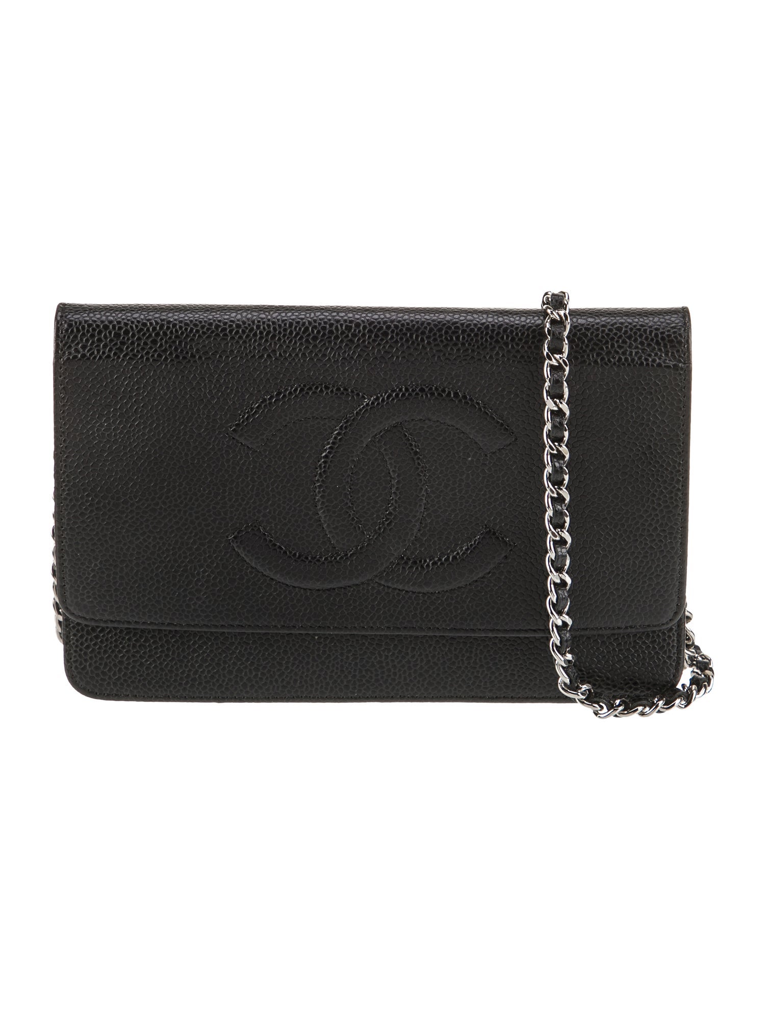 Chanel Caviar Timeless Wallet On Chain - Black Crossbody Bags, Handbags ...