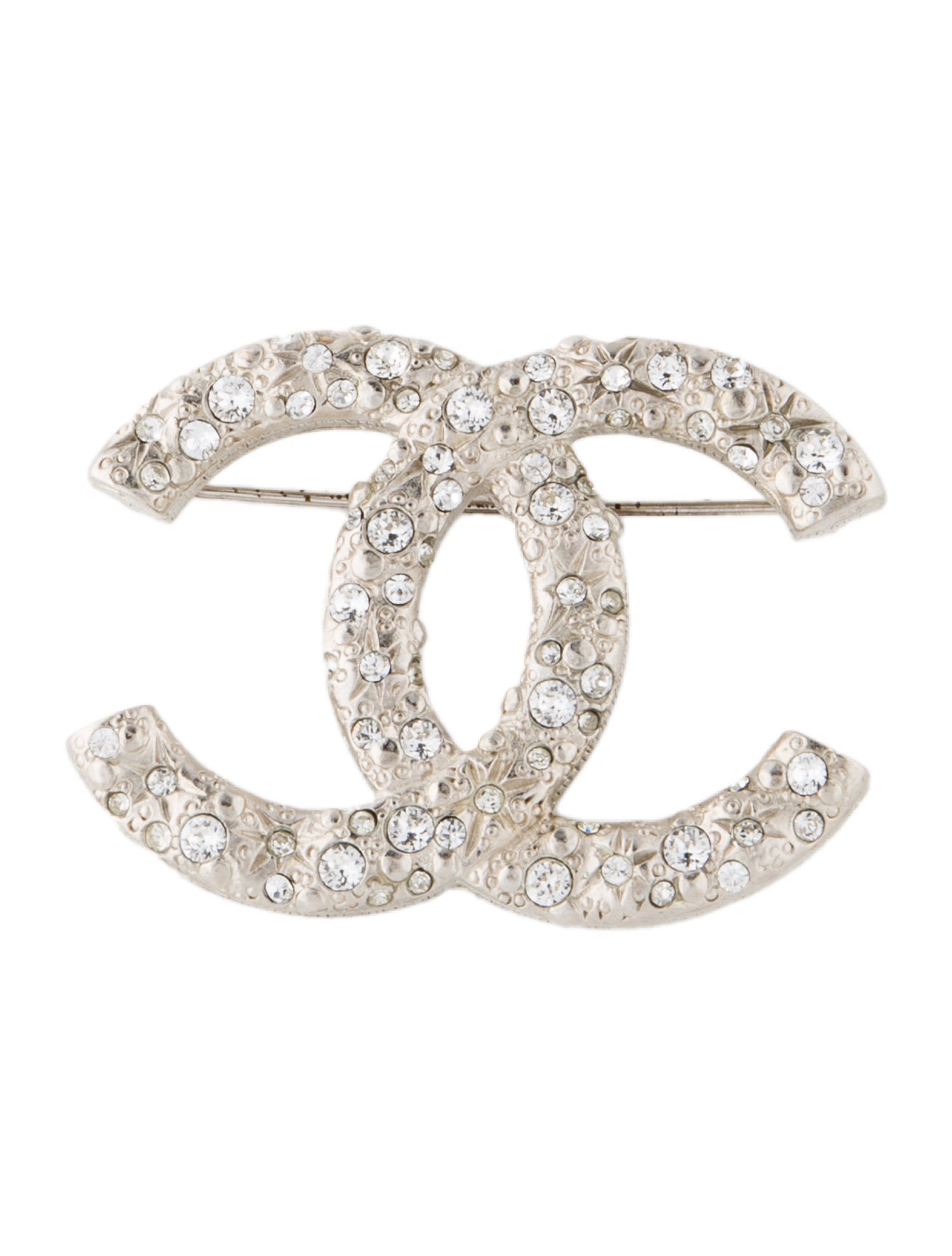 Chanel Strass CC Pin Brooch - Gold-Plated Pin, Brooches - CHA1185829 ...