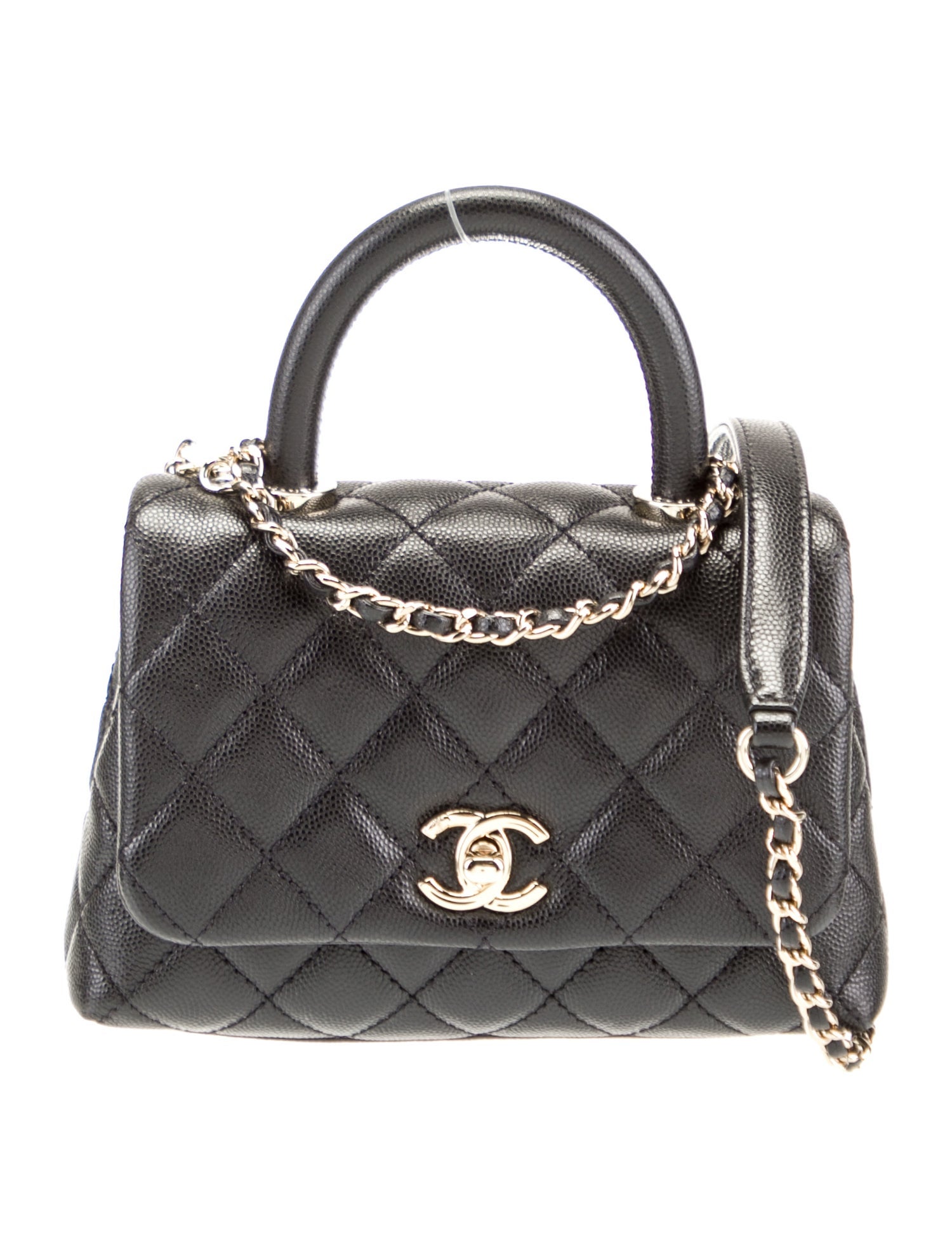 Chanel Extra Mini Coco Handle Bag - Black Crossbody Bags, Handbags ...