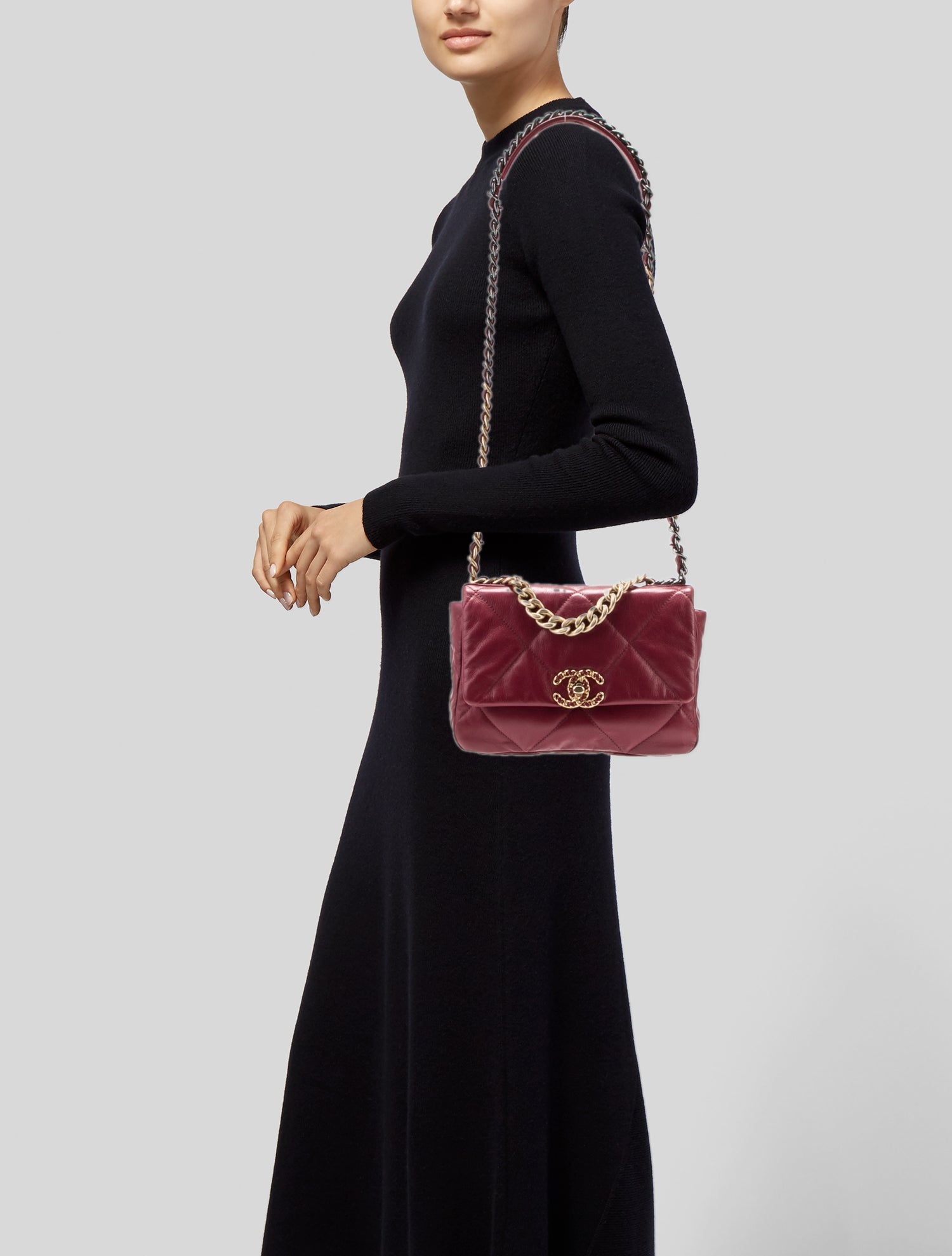 Chanel Large 19 Flap Bag - Black Crossbody Bags, Handbags - CHA1245726 ...