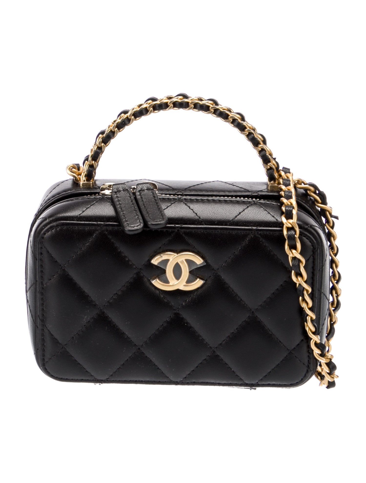 Avec La Troupe Leather Chain Link Mini Bag - Blue Mini Bags, Handbags ...