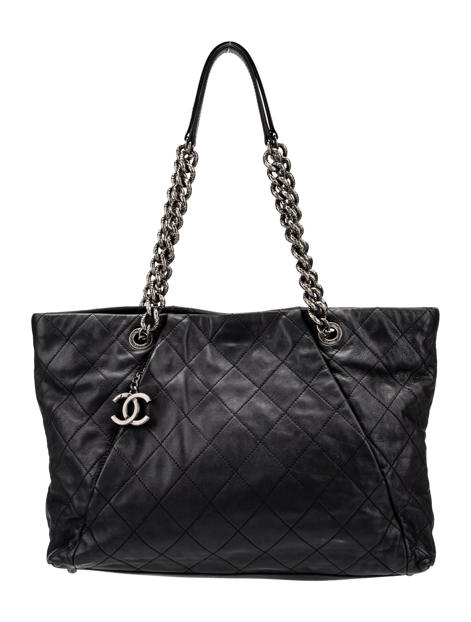 Chanel Coco Pleats Tote - Black Totes, Handbags - CHA1202568 | The RealReal