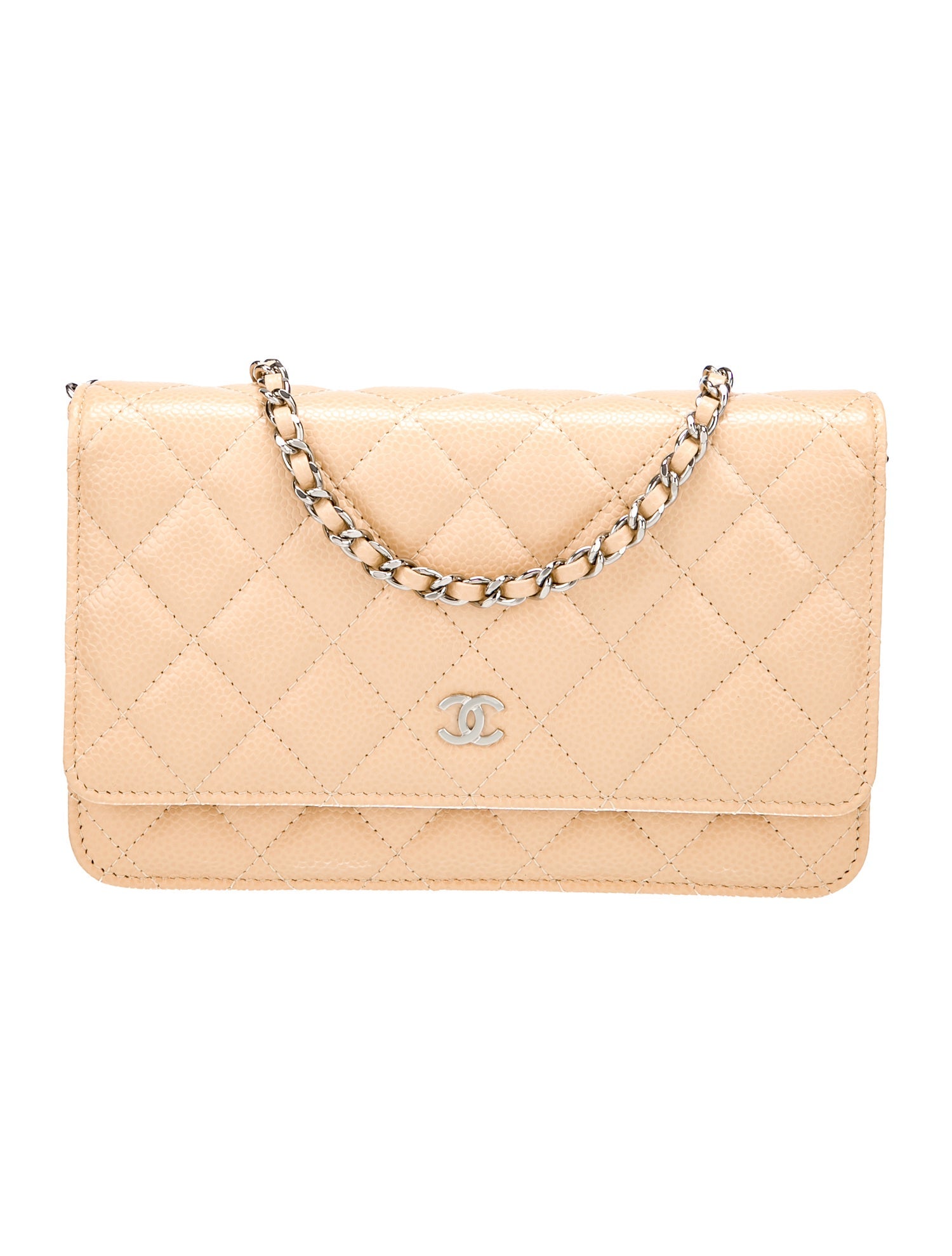 Chanel Classic Quilted Wallet On Chain - Pink Crossbody Bags, Handbags ...