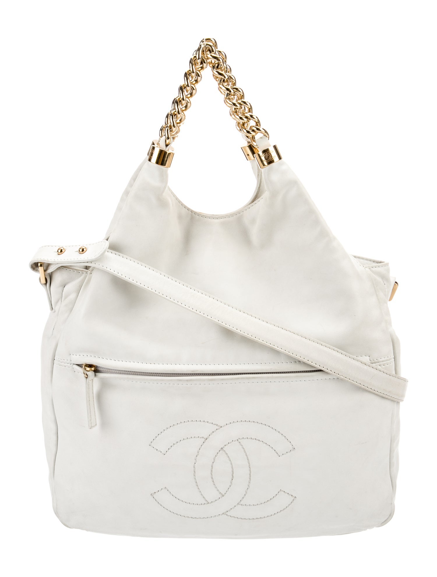 Chanel Rodeo Drive Hobo - White Shoulder Bags, Handbags - CHA1203721 ...