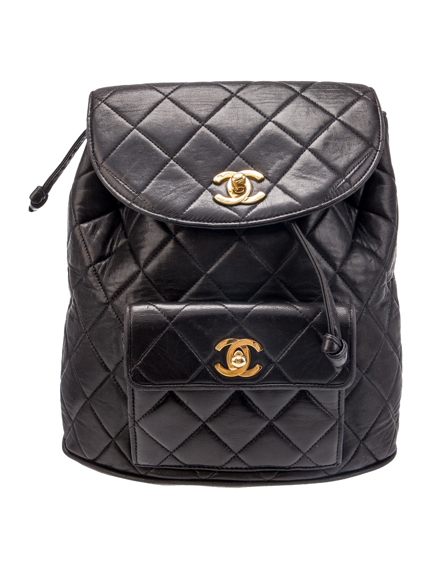 Chanel Denim Quilted Backpack - Black Backpacks, Handbags - CHA1128313 ...