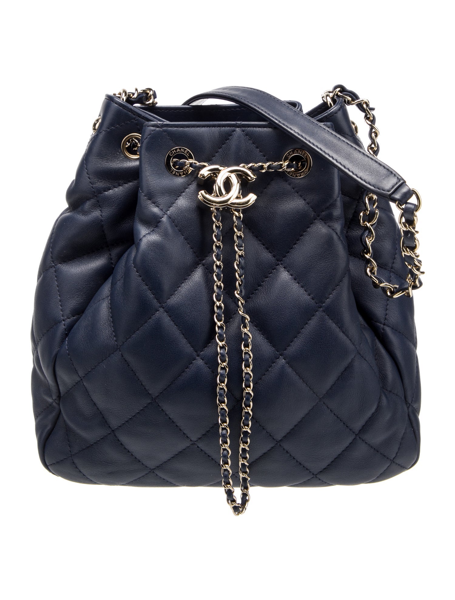 Chanel Classic Dweller Bucket Bag - Blue Bucket Bags, Handbags ...