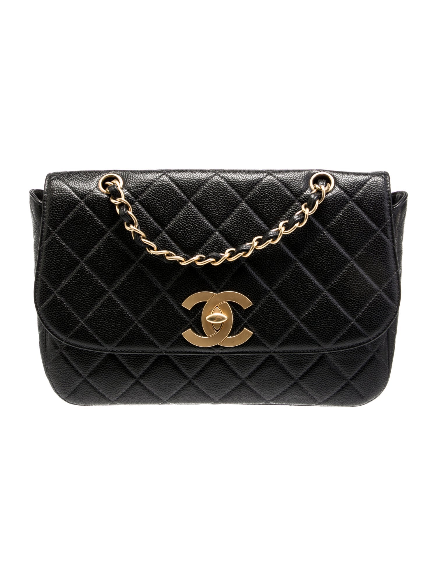 Chanel Jumbo Classic Curved Flap Bag - Black Shoulder Bags, Handbags ...