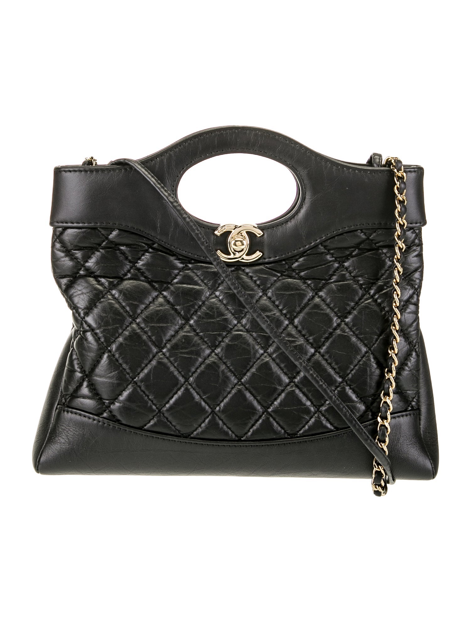 Chanel Mini 31 Shopping Bag - Black Handle Bags, Handbags - CHA1211355 ...